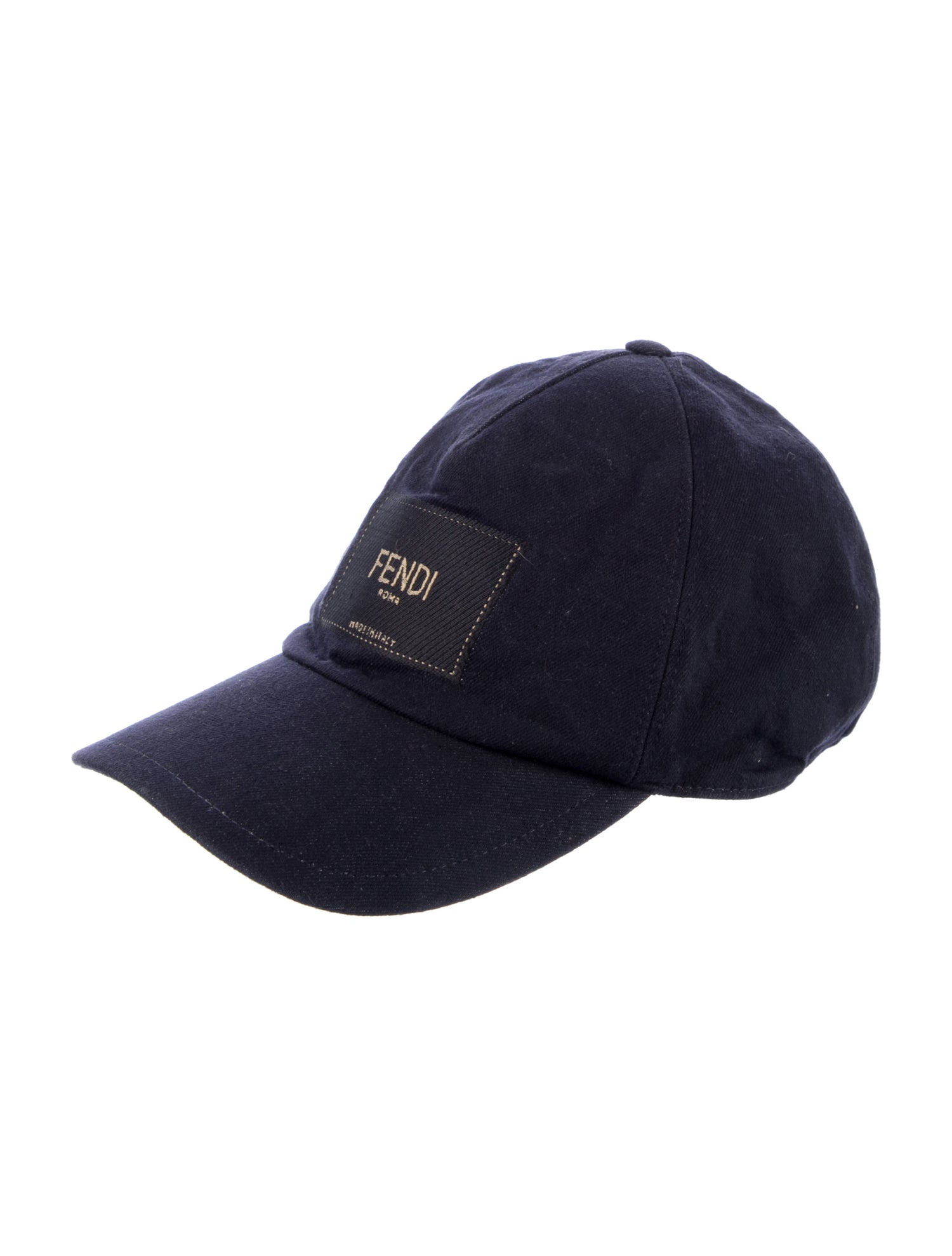 Fendi Denim Logo Baseball Hat - Blue Hats, Accessories - FEN370511 ...