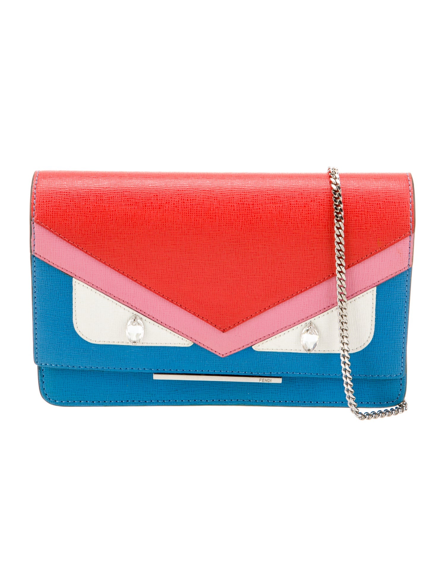 Fendi Monsters Dotcom - Blue Crossbody Bags, Handbags - FEN371108 | The ...