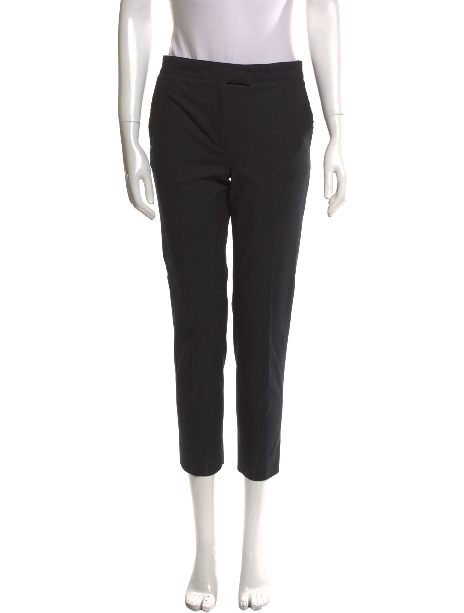 Fendi Straight Leg Pants - Black, 10.5" Rise Pants, Clothing ...