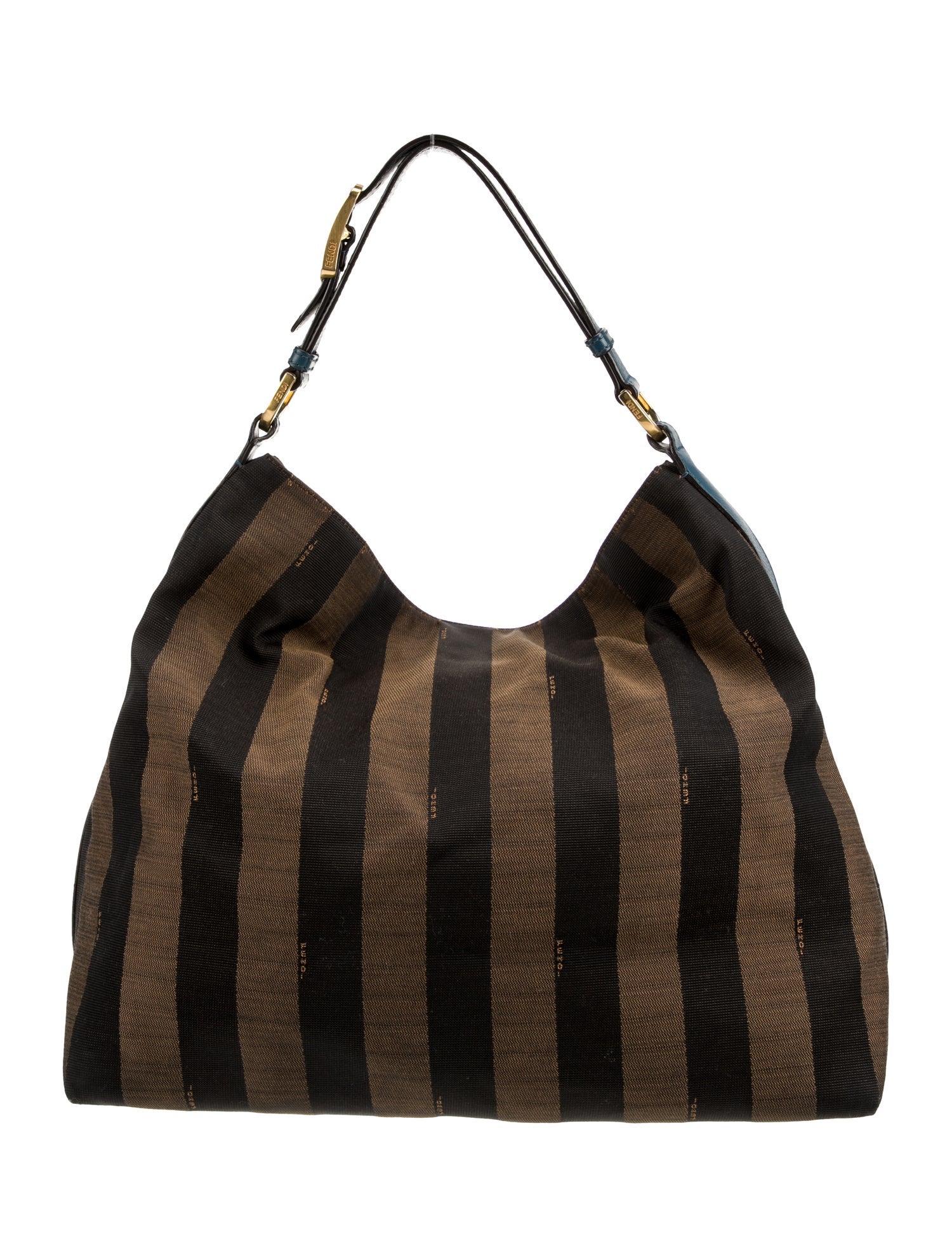 Fendi Pequin Hobo - Brown Hobos, Handbags - FEN371921 | The RealReal