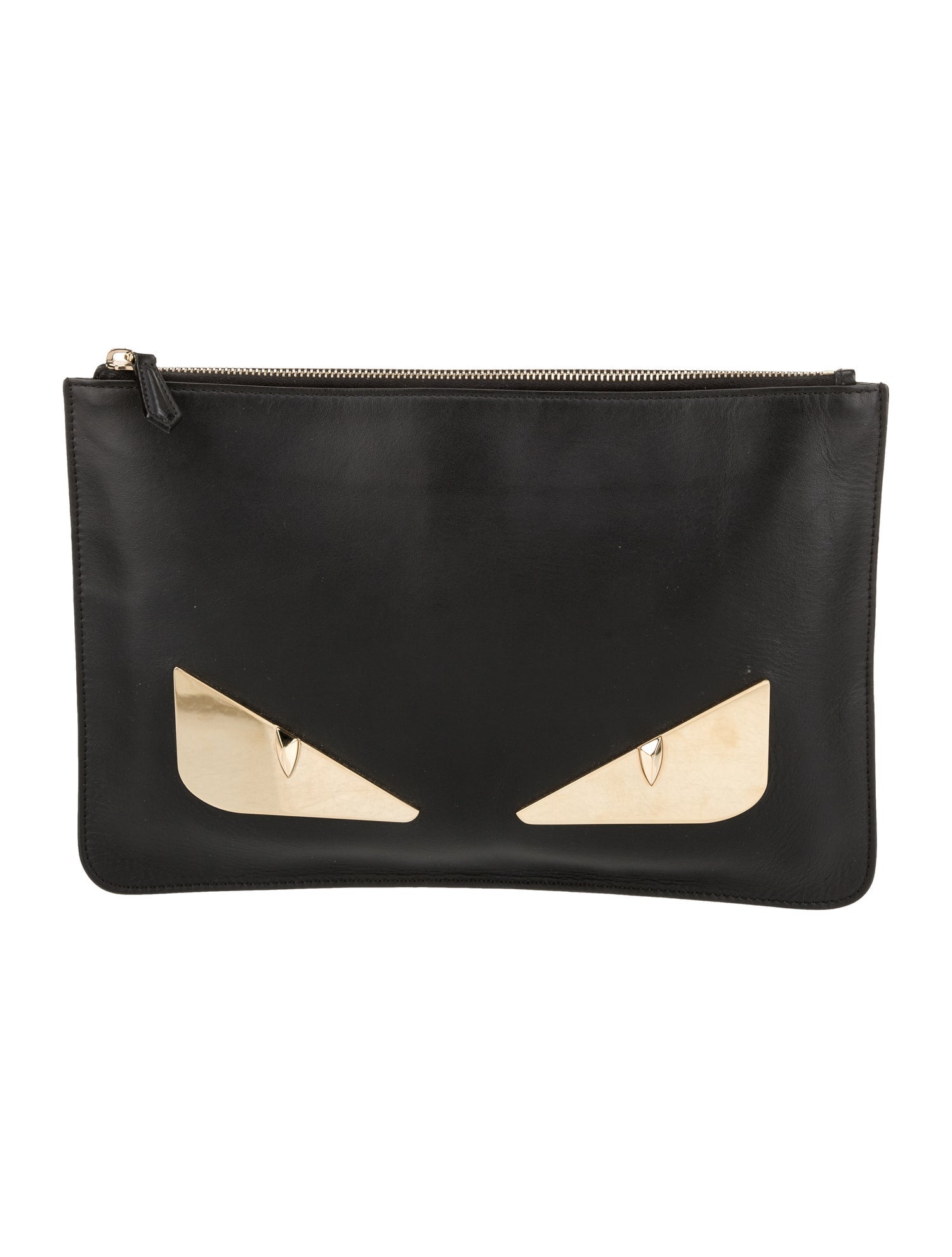 Fendi Monsters Clutch - Black Portfolios & Pouches, Bags - FEN374239 ...