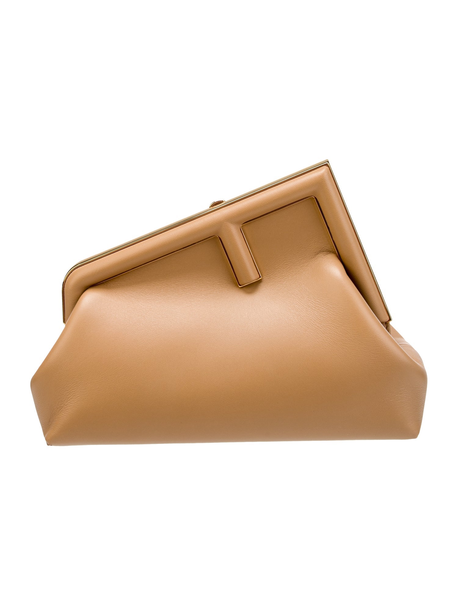 Fendi Leather Evening Bag Small - Brown Clutches, Handbags - FEN374971 ...