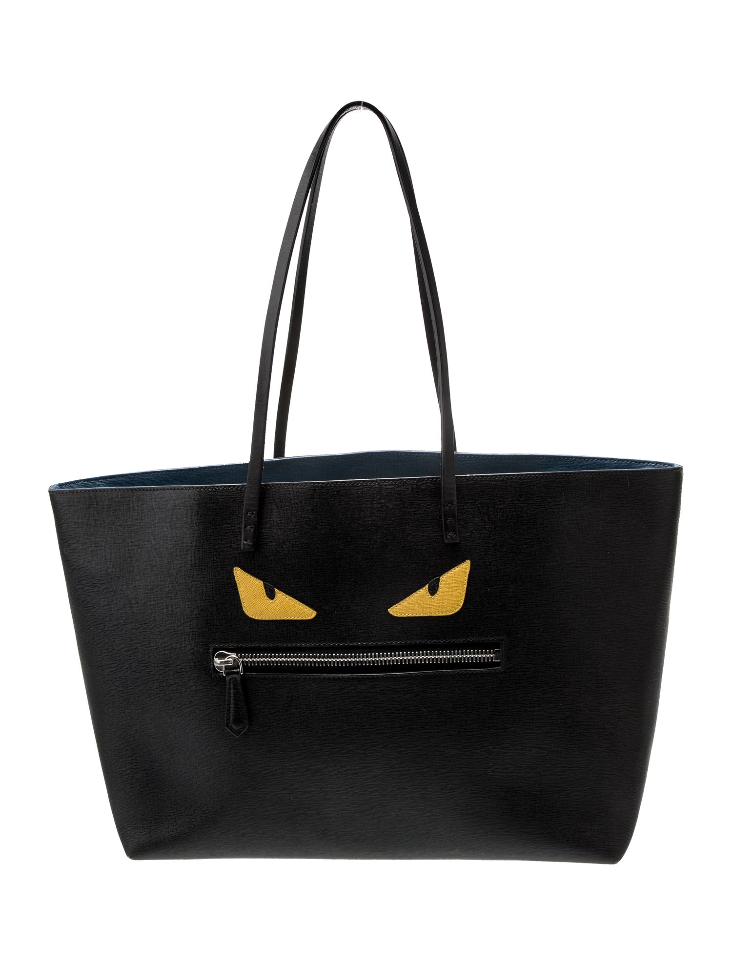 Fendi Monsters Roll Tote - Black Totes, Handbags - FEN376884 | The RealReal