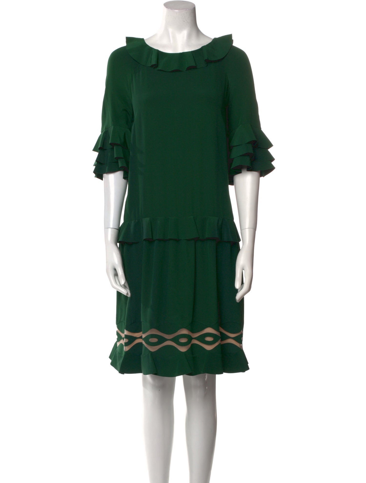 Fendi Silk Dress - Green Dresses, Clothing - FEN379098 | The RealReal