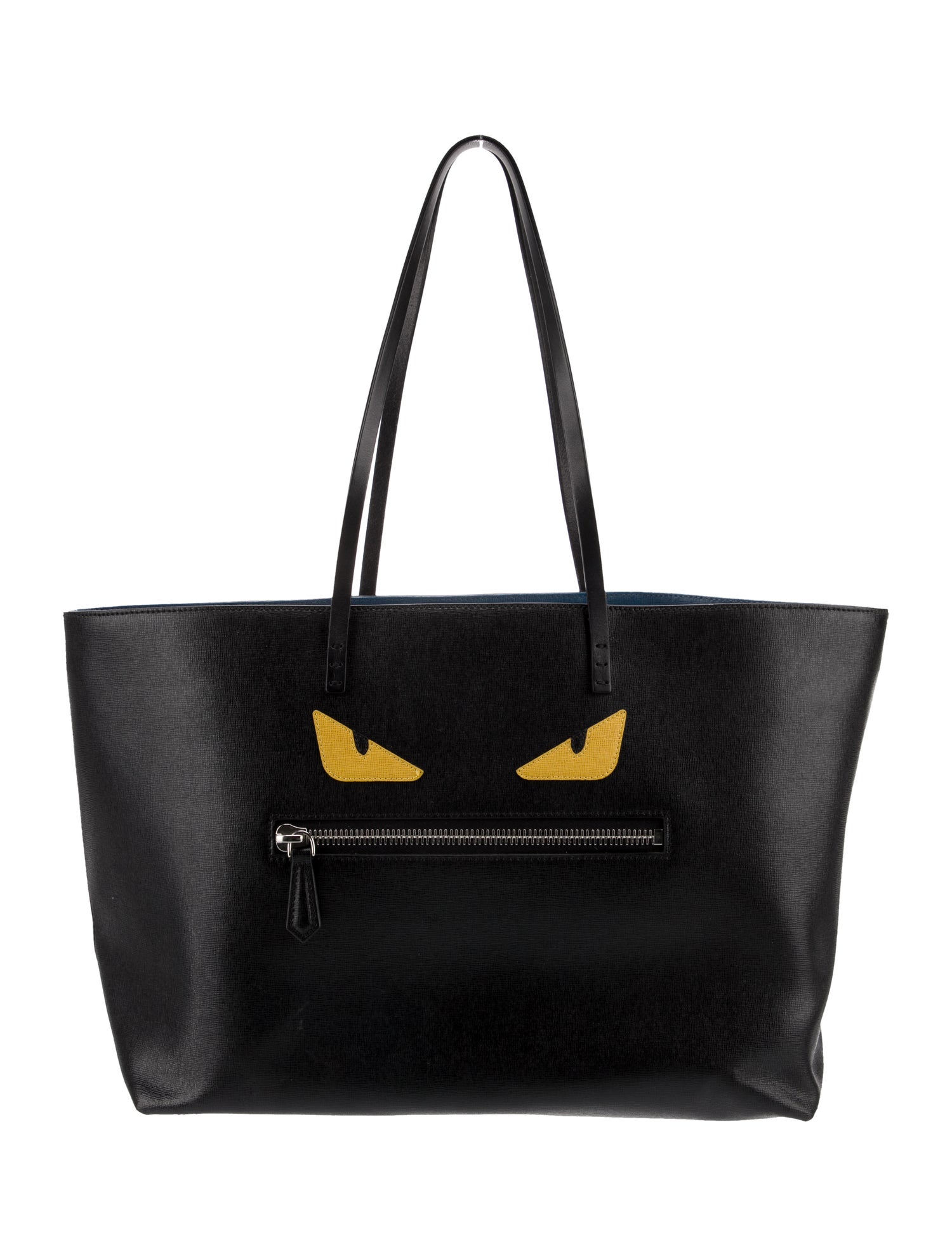 Fendi Monsters Roll Tote - Black Totes, Handbags - FEN379640 | The RealReal