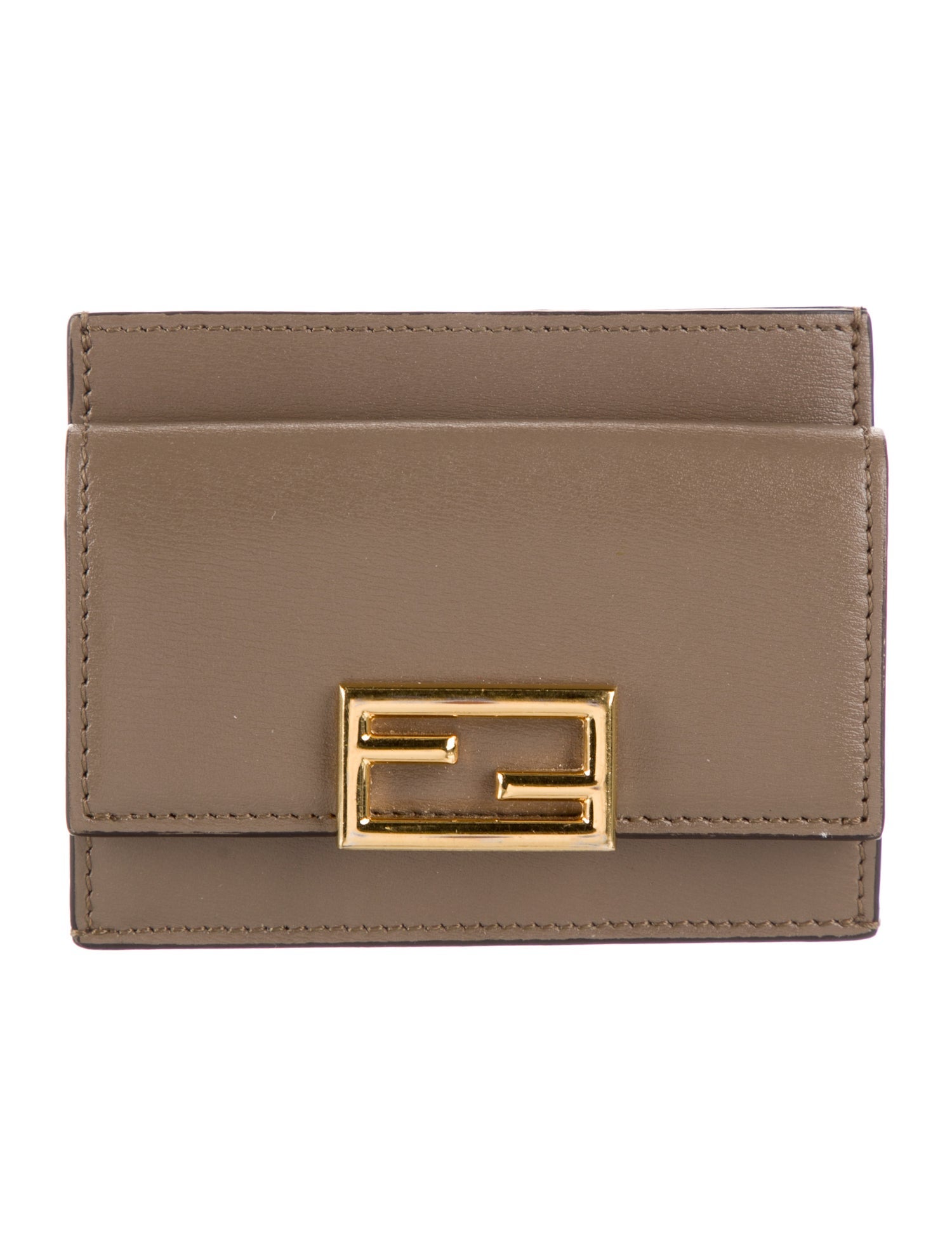 Fendi 2021 Baguette Card Holder Wallet Card Holder w/ Tags - Green ...