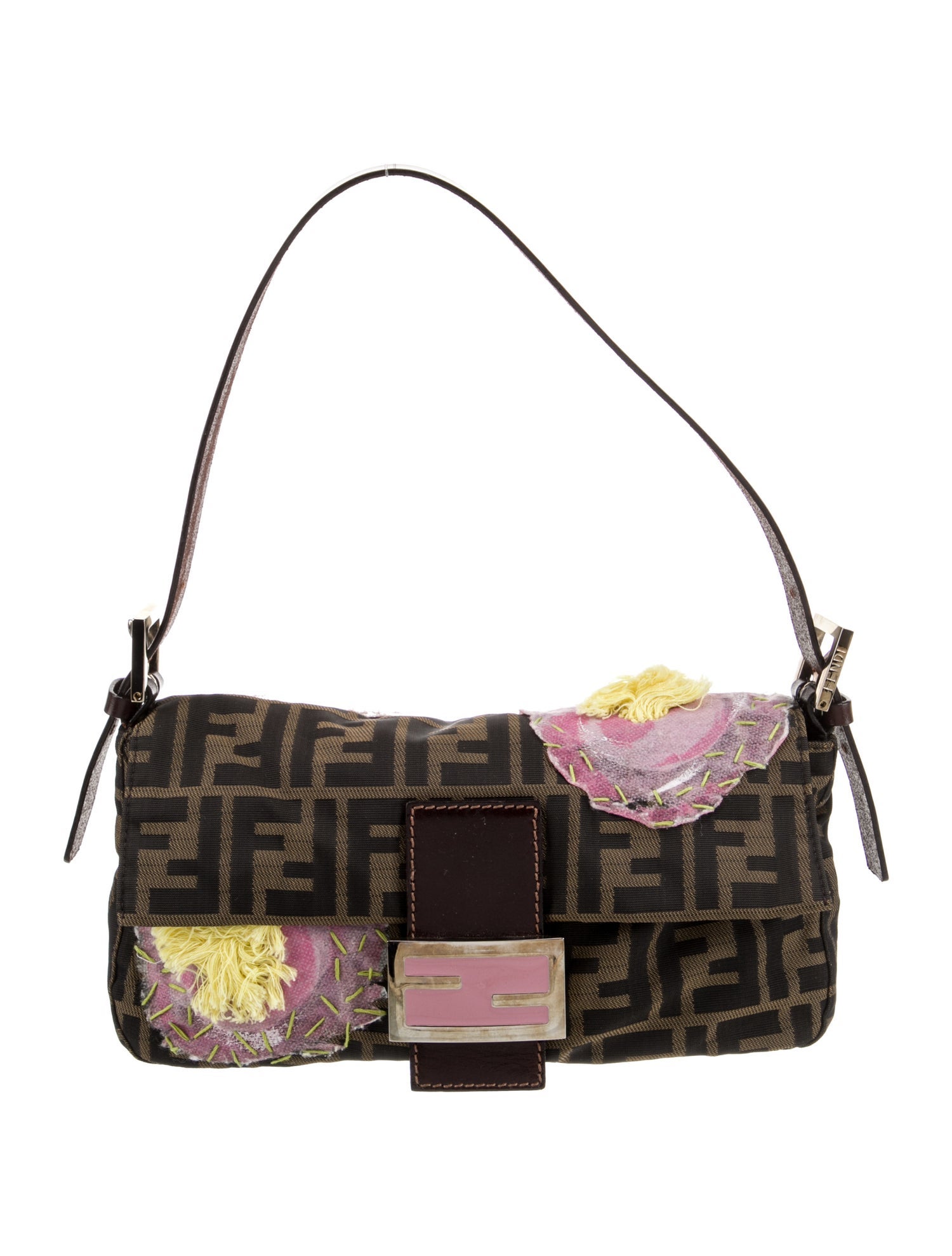 Fendi Zucca FF Baguette Vintage - Brown Shoulder Bags, Handbags - FEN379612 | The RealReal