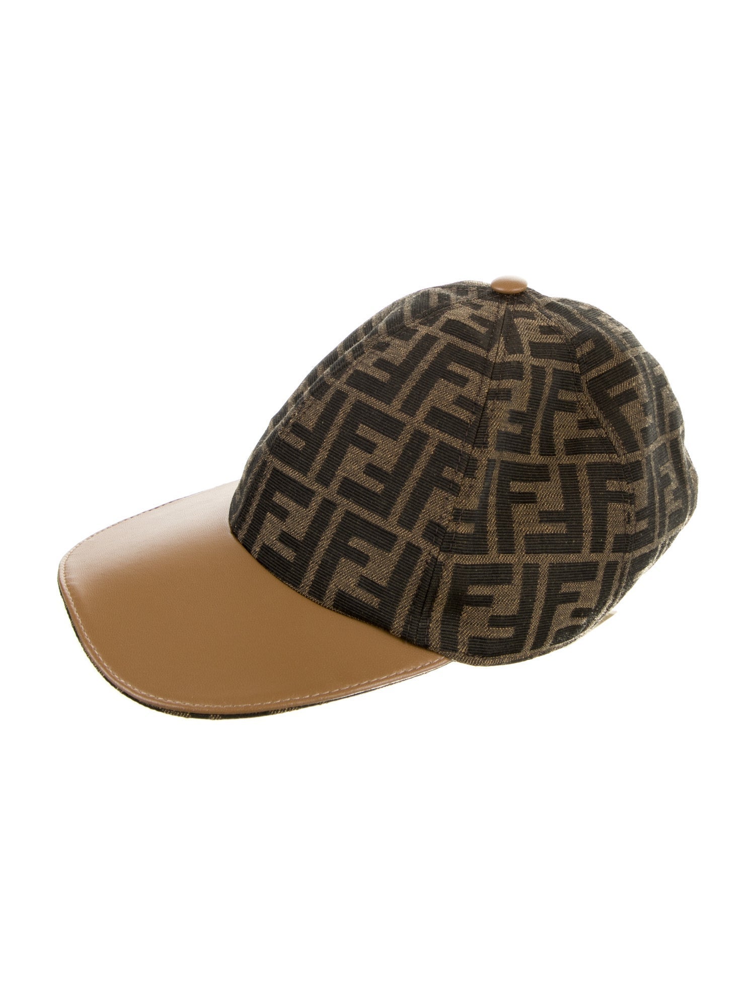 Fendi Zucca FF Baseball Cap - Brown Hats, Accessories - FEN387325 | The ...
