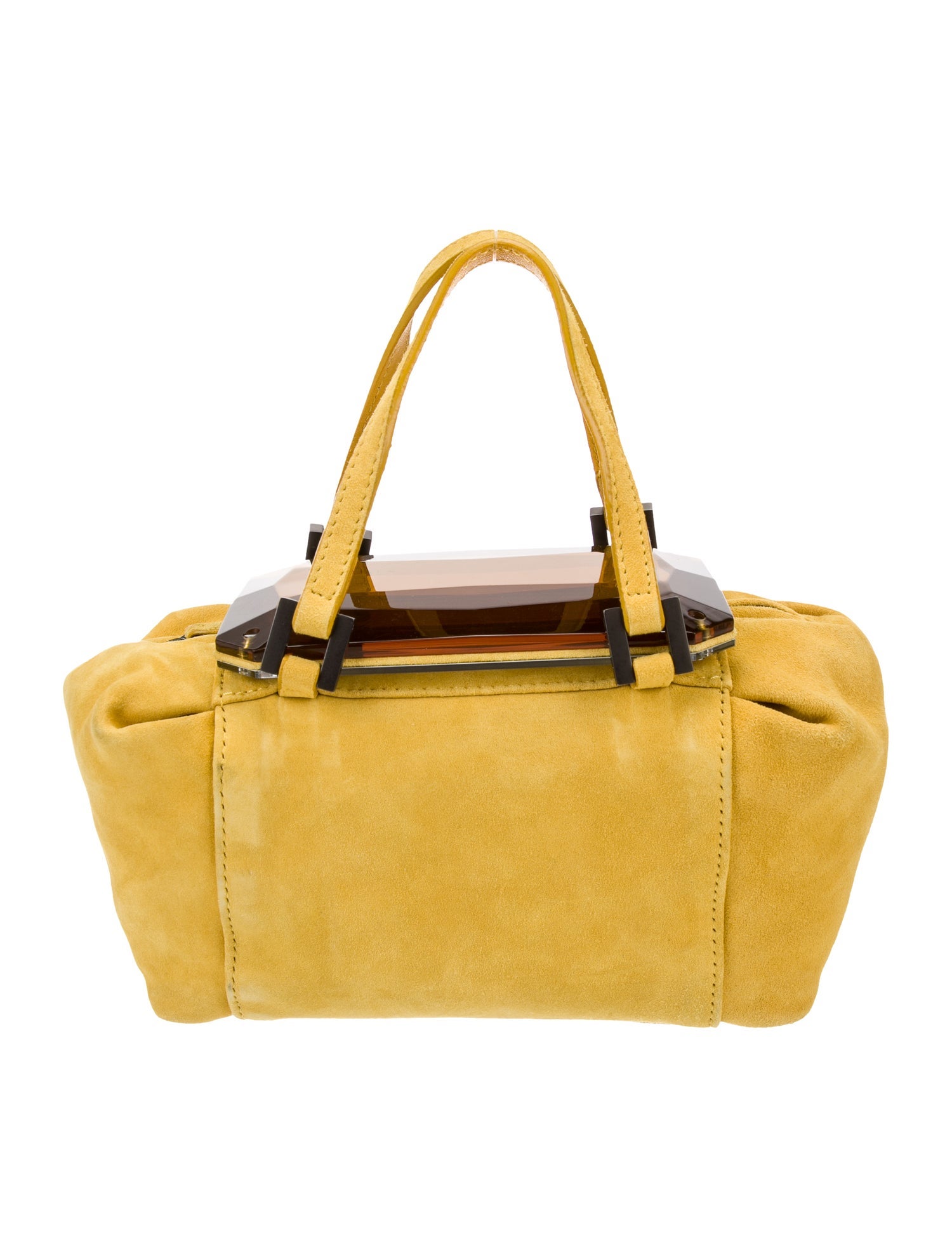 Fendi Suede Weekender Bag Vintage - Yellow Mini Bags, Handbags ...