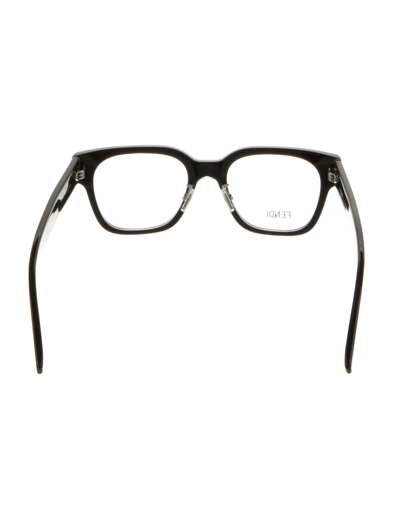 Gucci Interlocking G Logo Square Eyeglasses - Black Eyeglasses ...