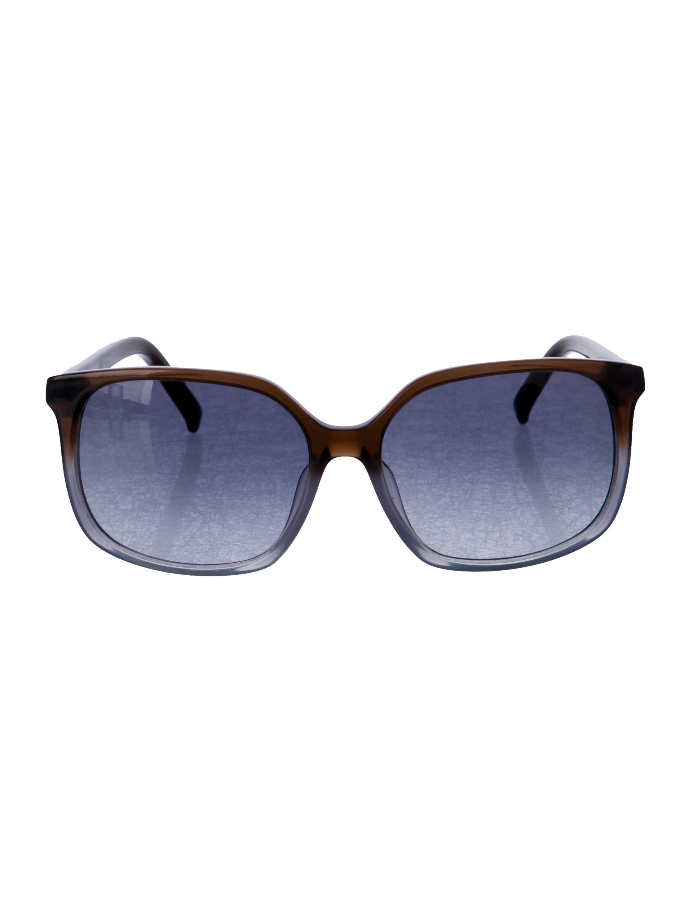 Fendi Square Gradient Sunglasses - Blue Sunglasses, Accessories ...
