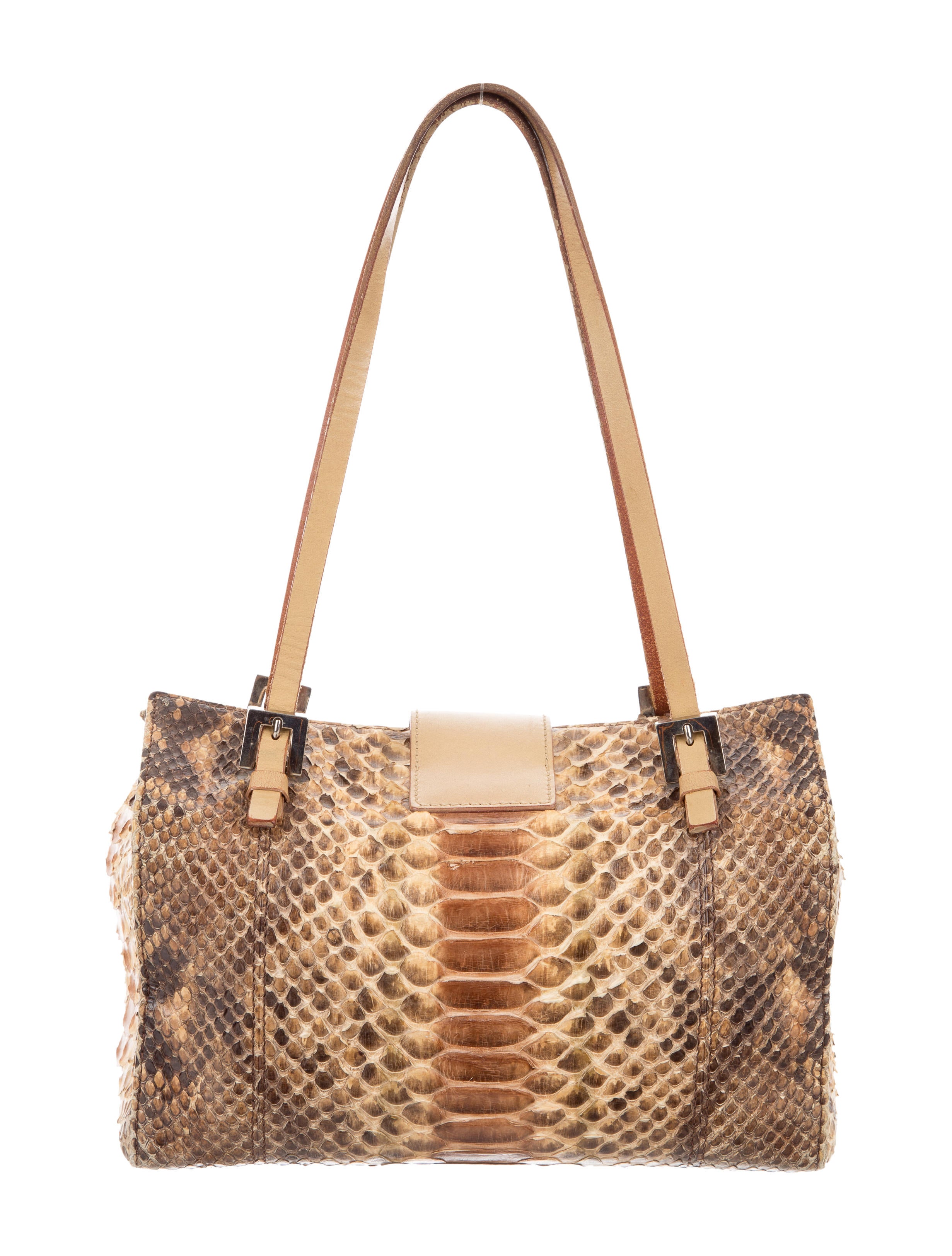 Fendi Snakeskin Box Bag - Handbags - FEN56782 | The RealReal