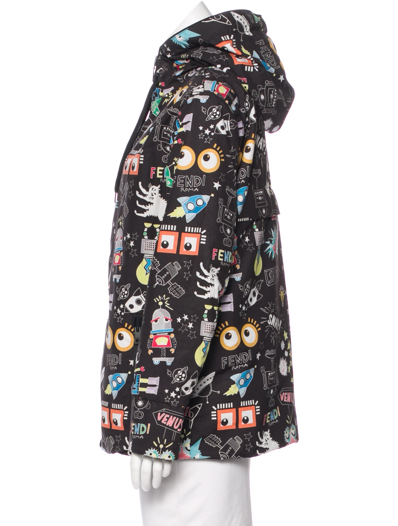 Fendi Reversible Animation Jacket - Black Jackets, Clothing - FEN60695 ...