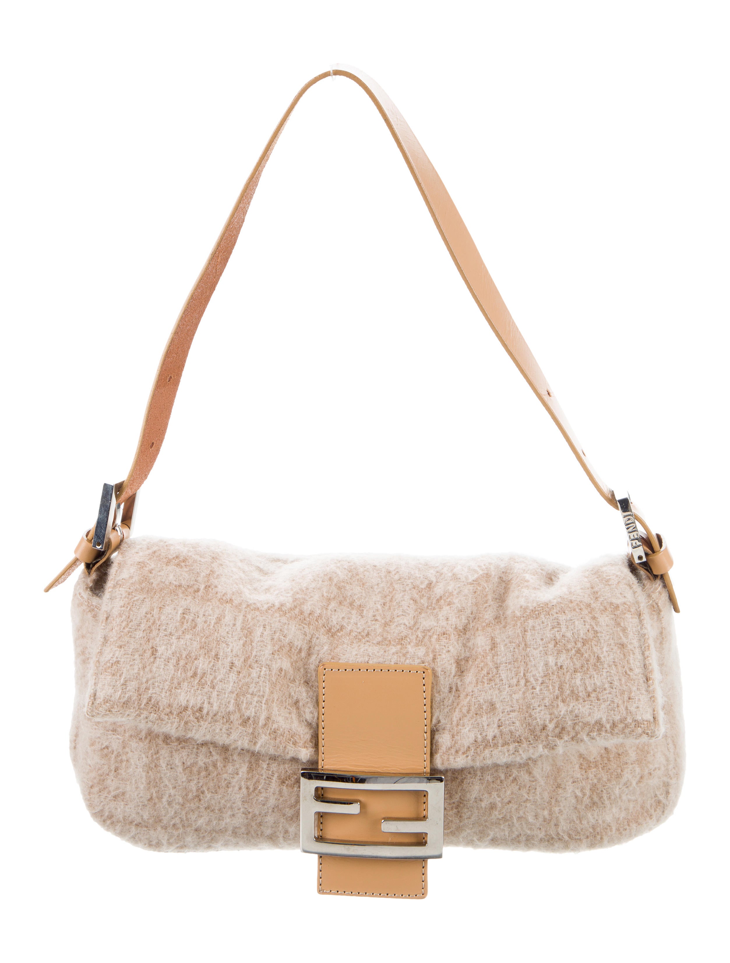 Fendi Cashmere Baguette - Handbags - FEN62271 | The RealReal