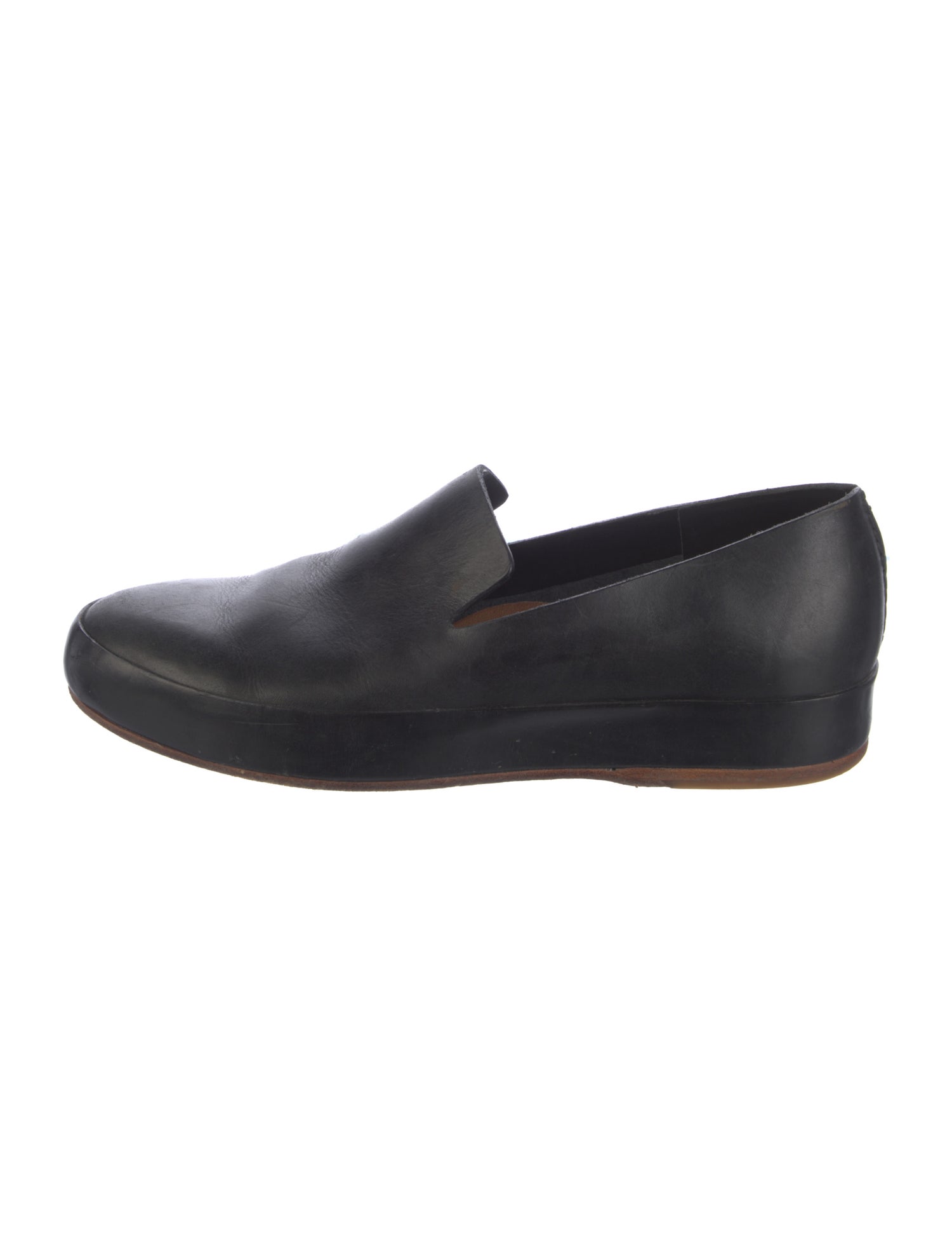 Feit Leather Loafers - Black Loafers, Shoes - FFEIT21111 | The RealReal