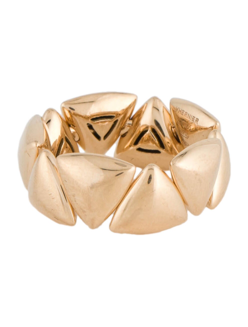 Vhernier 18K Freccia Mini Ring - 18K Yellow Gold Band, Rings - FGV20449 | The RealReal