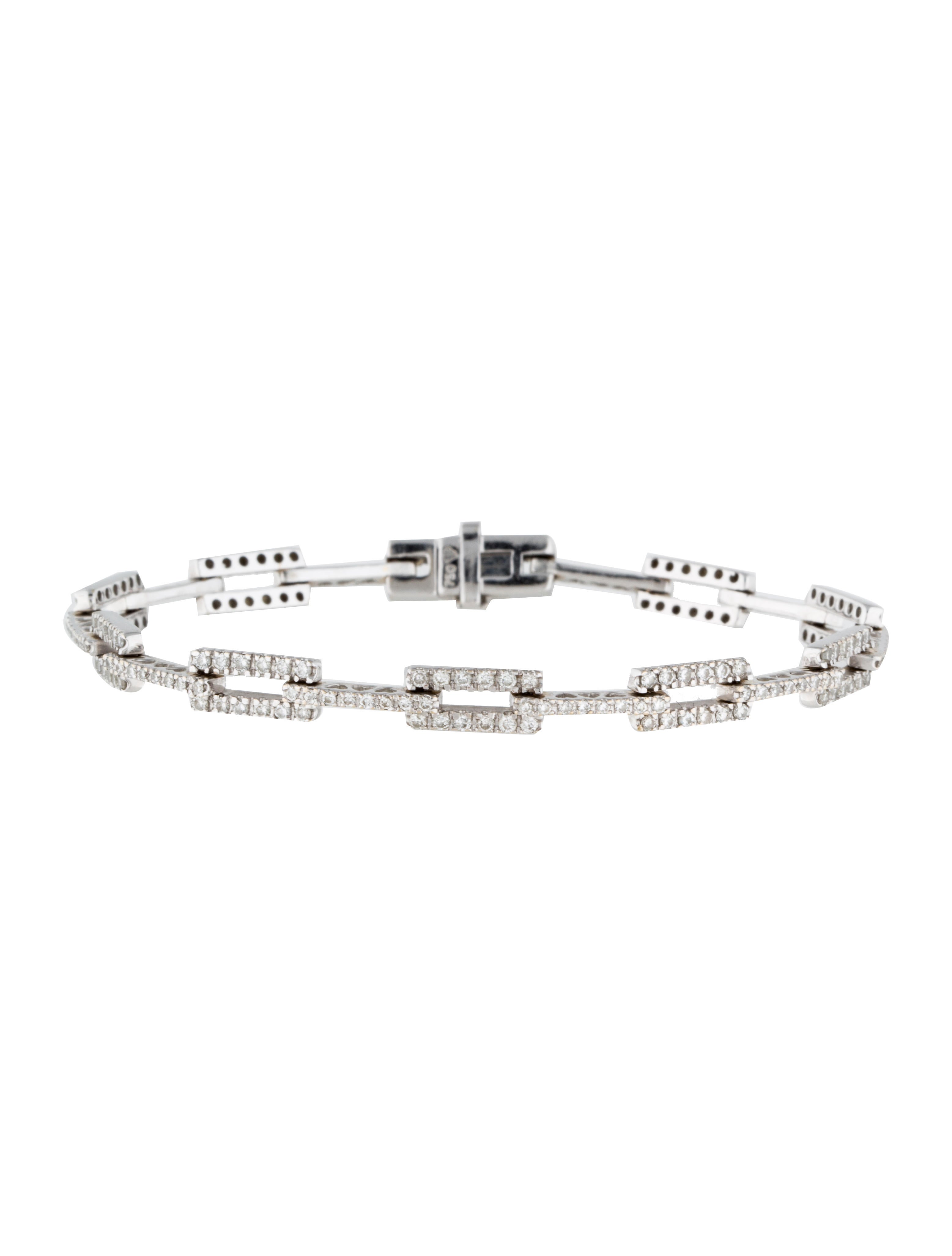 Diamond Link Bracelet - Bracelets - FJB23473 | The RealReal