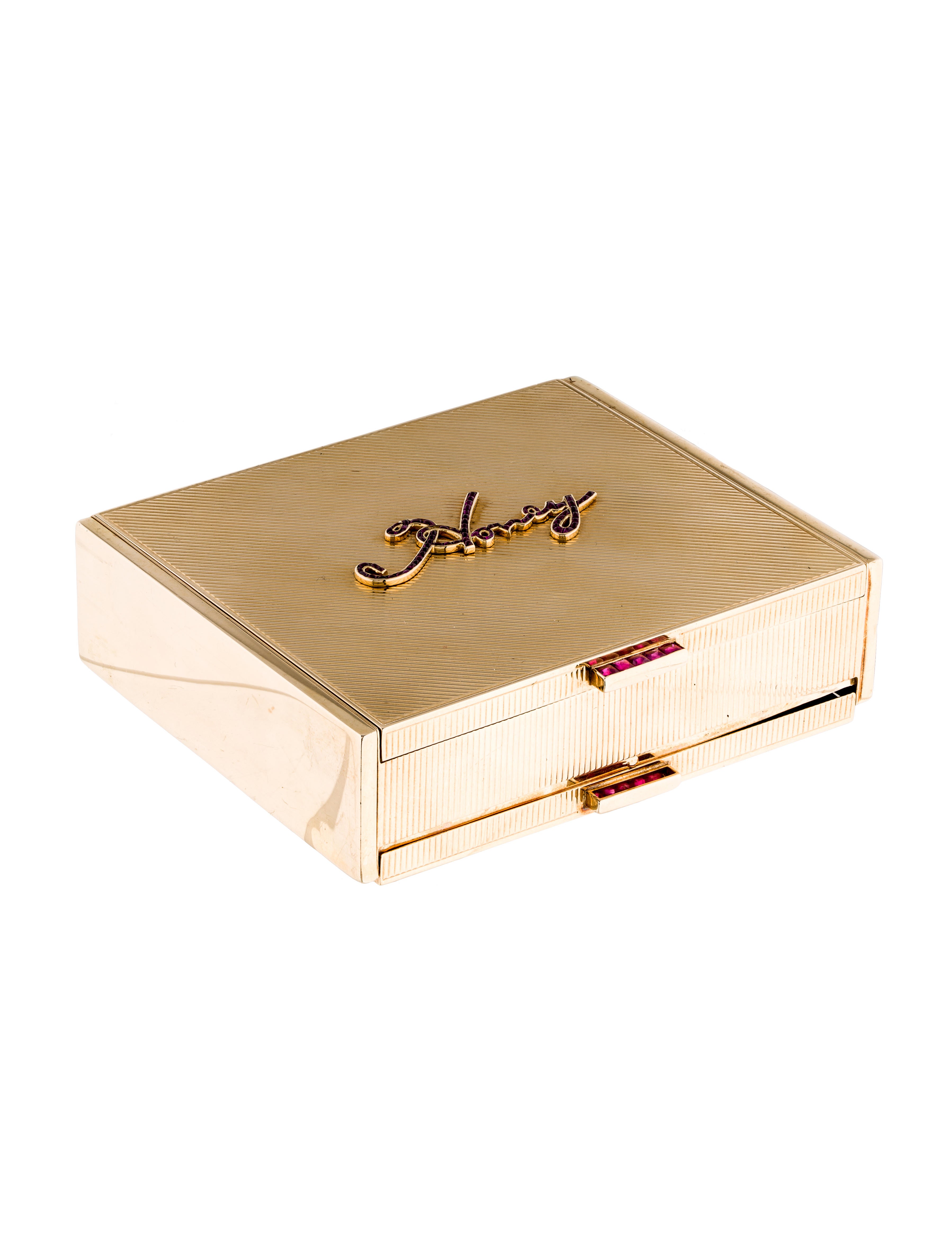 14K Ruby "Honey" Box - Neutrals, 14K Rose Gold Decorative Accents ...
