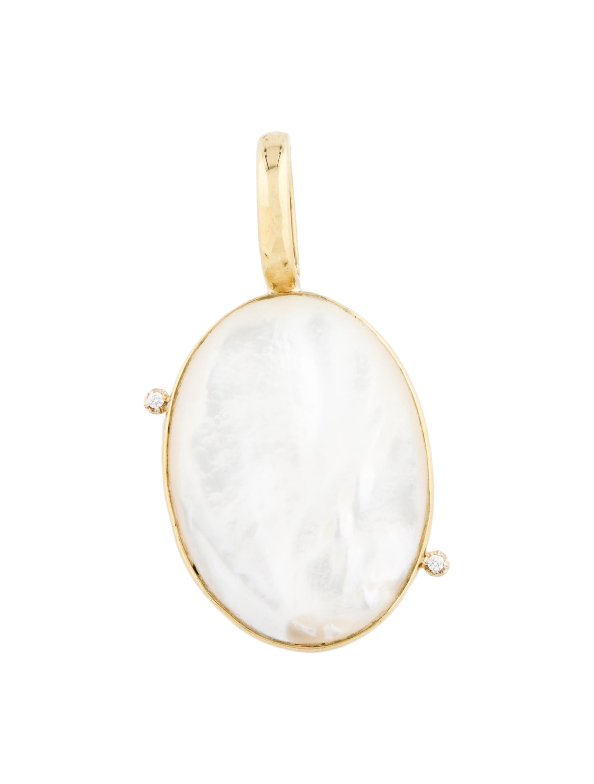 Faraone Mennella 18K Mother of Pearl & Diamond Stella Pendant - 18K ...