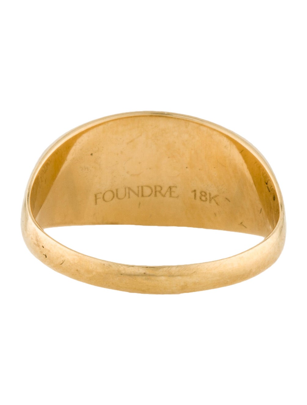 FoundRae Foundrae 18K Diamond Wings Passion Baby Signet Ring - 18K ...