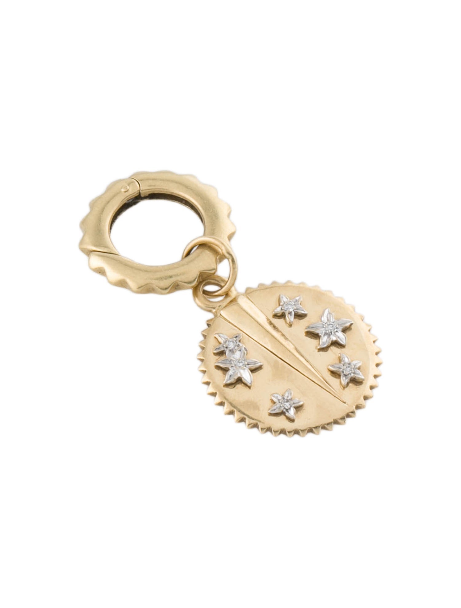 FoundRae 18K Diamond Resilience Baby Medallion - 18K Yellow Gold ...