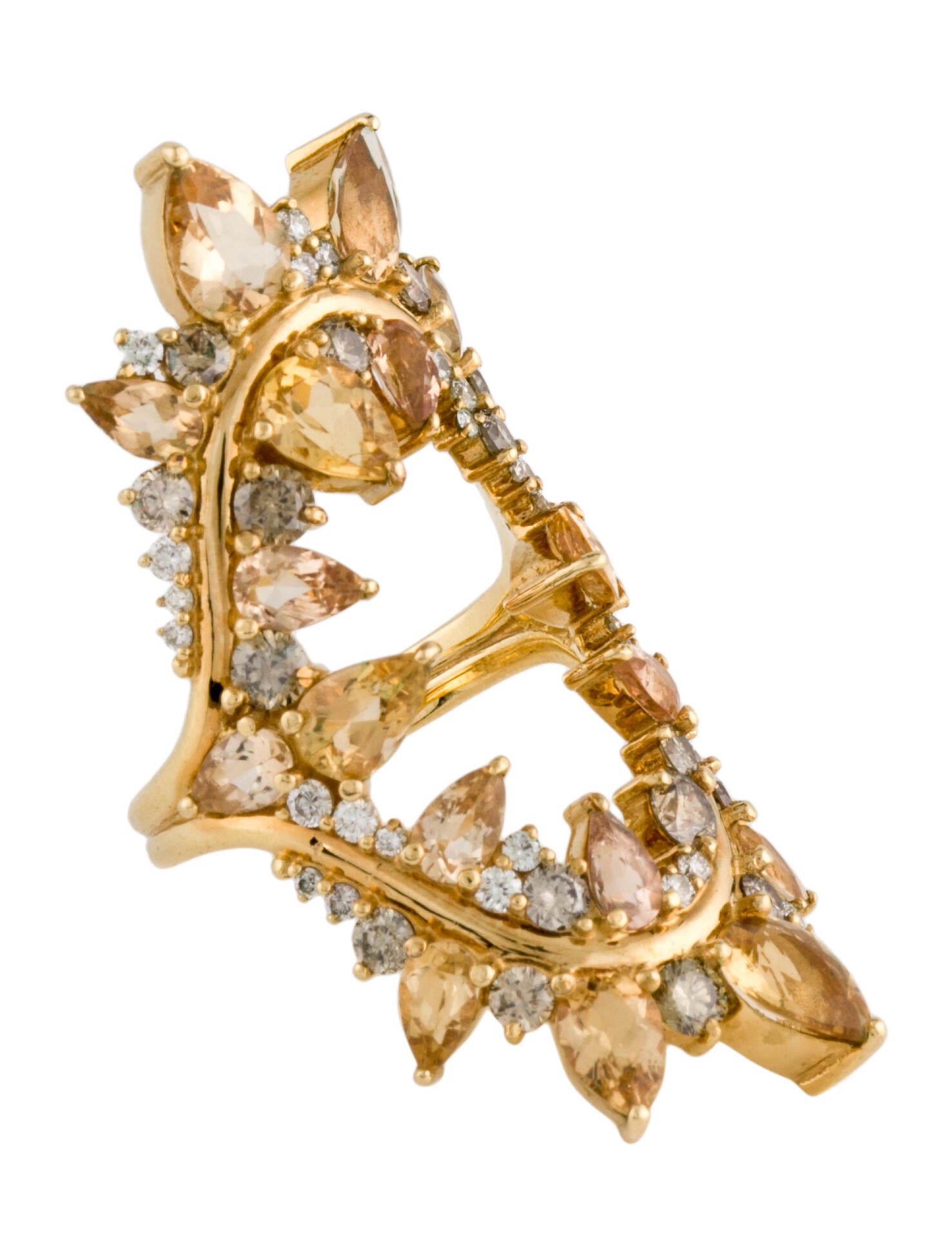 Fernando Jorge 18K Topaz & Diamond Electric Shock Ring - 18K Yellow ...