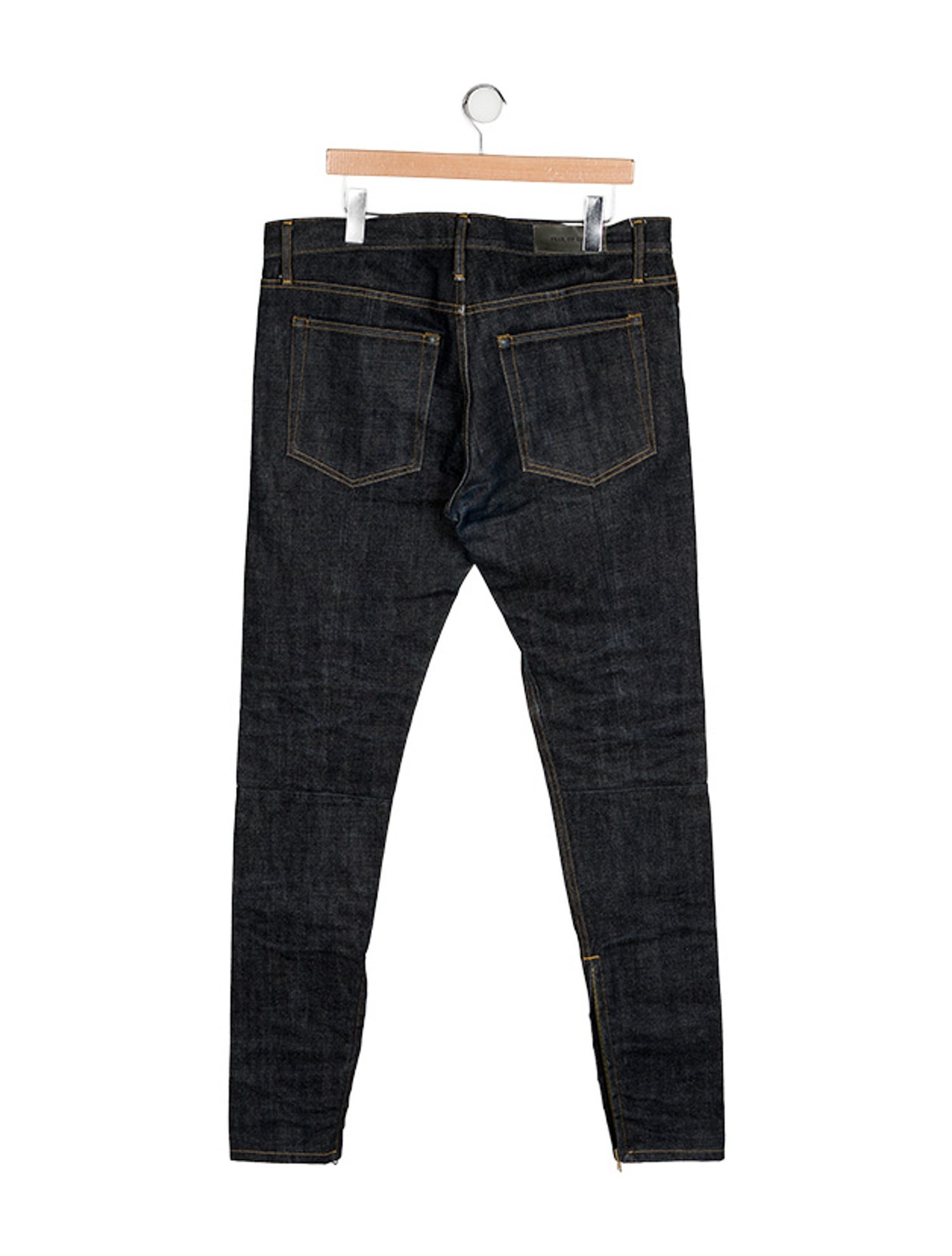 Ralph Lauren Purple Label Skinny Jeans - Blue, 8.25" Rise Jeans ...