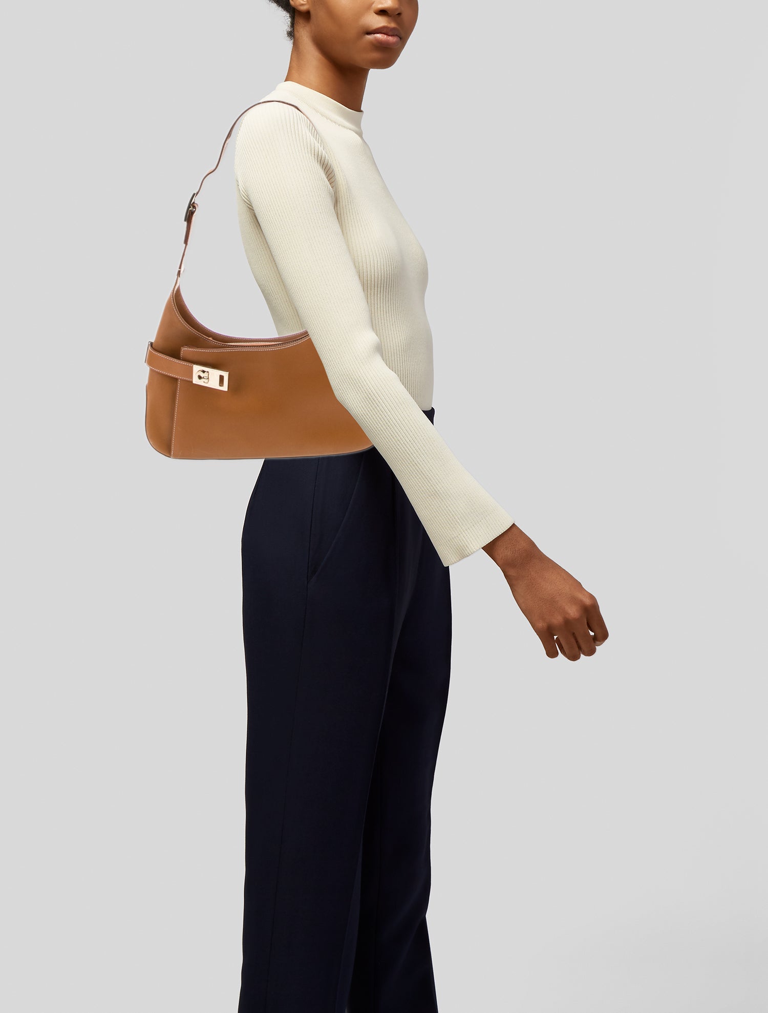 Gucci Small Bardot Bag - Brown Shoulder Bags, Handbags - GUC147814 ...