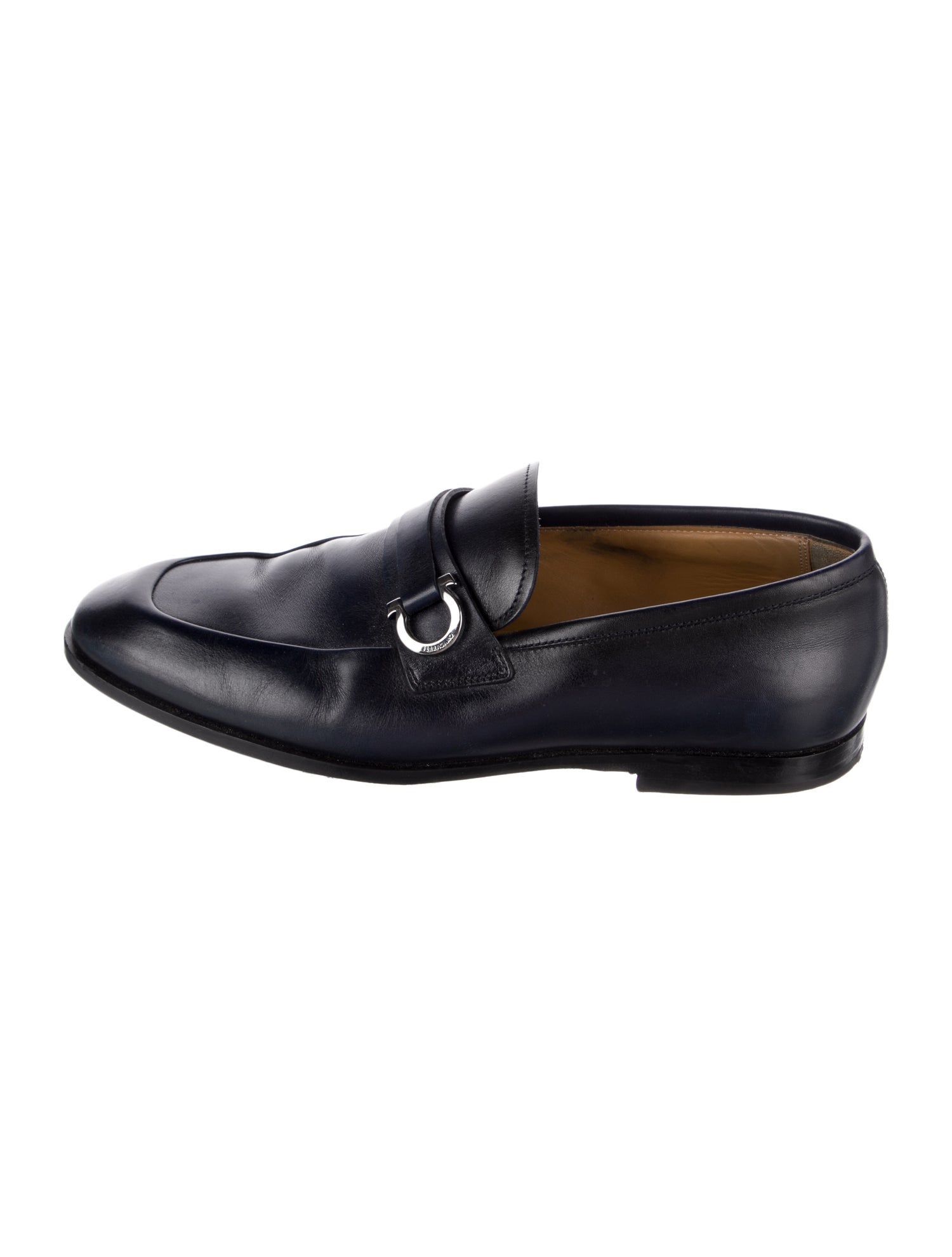 Gucci Interlocking G Horsebit Leather Drivers - Blue Loafers, Shoes ...