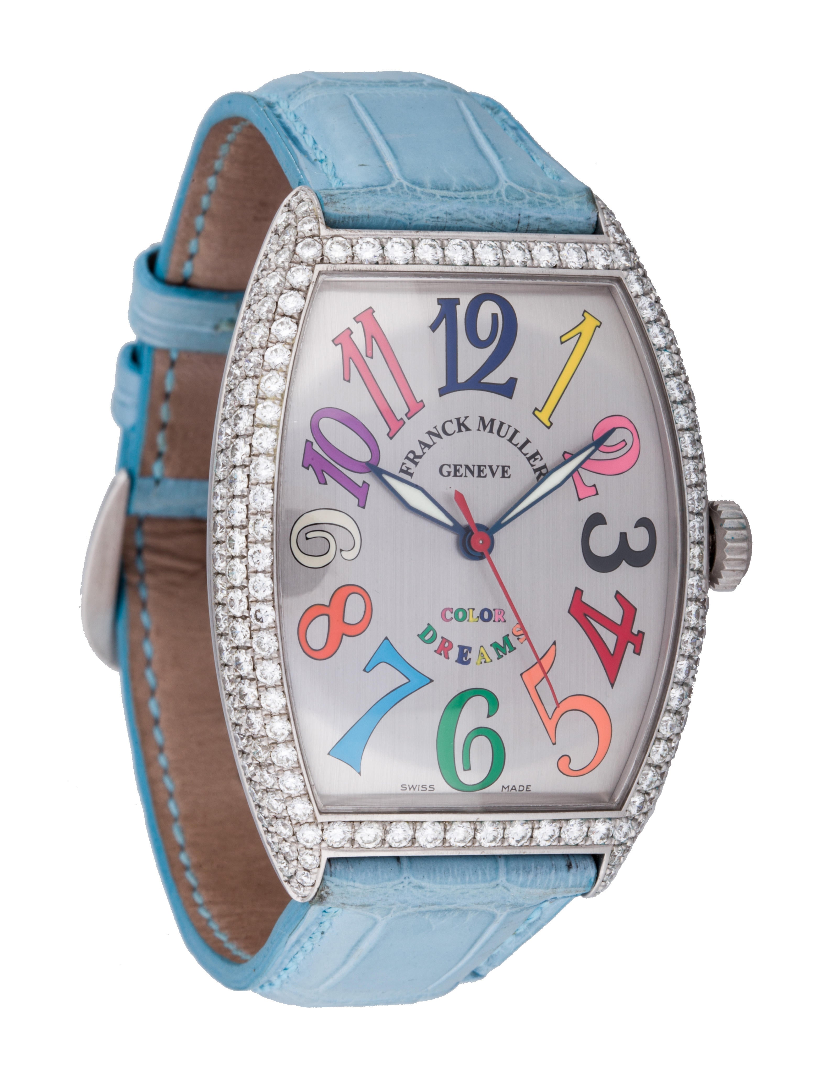 Franck Muller Cintree Curvex Color Dreams Watch - Strap - FRM20055 ...