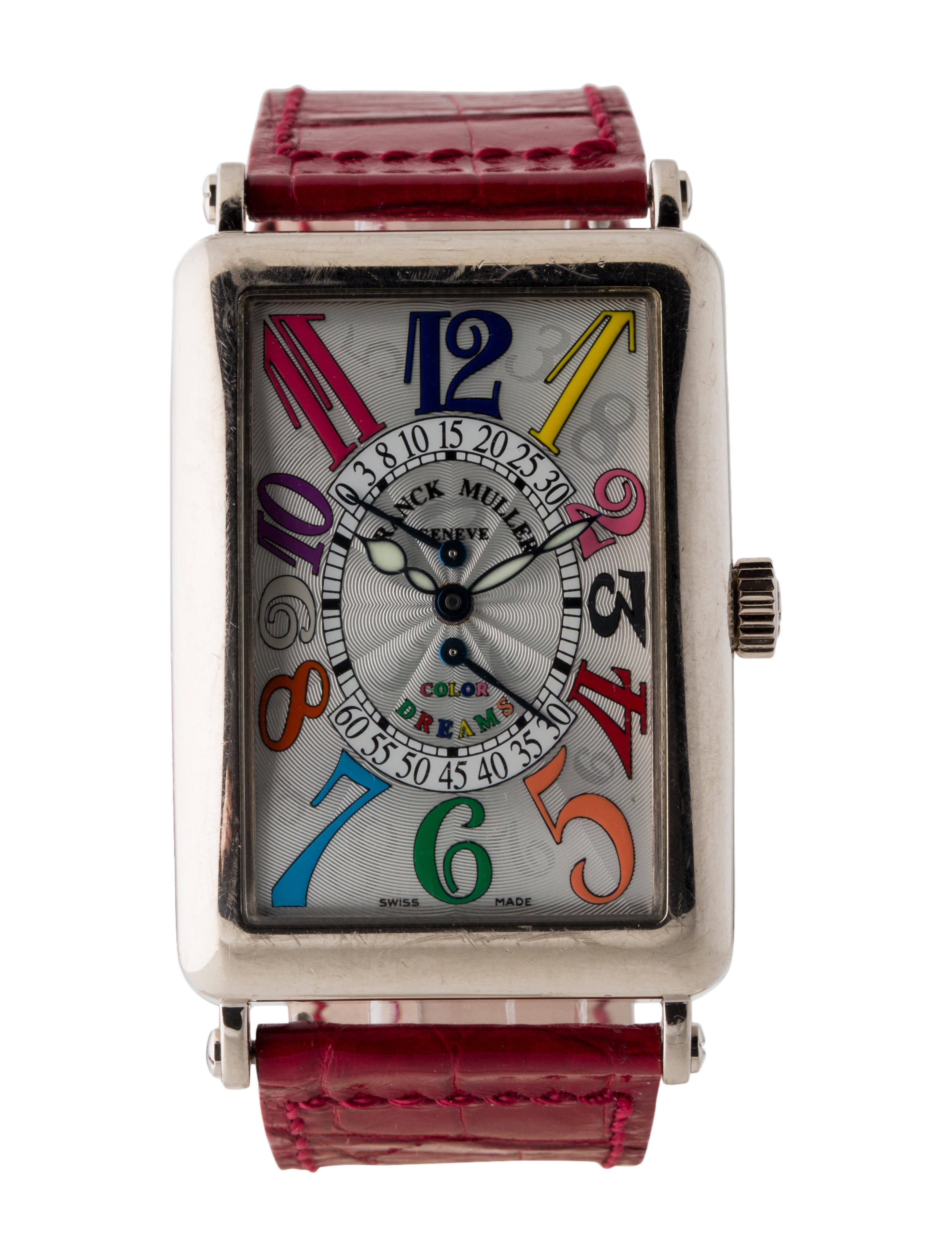 Franck Muller Long Island Bi-Retro Color Dreams Watch | The RealReal