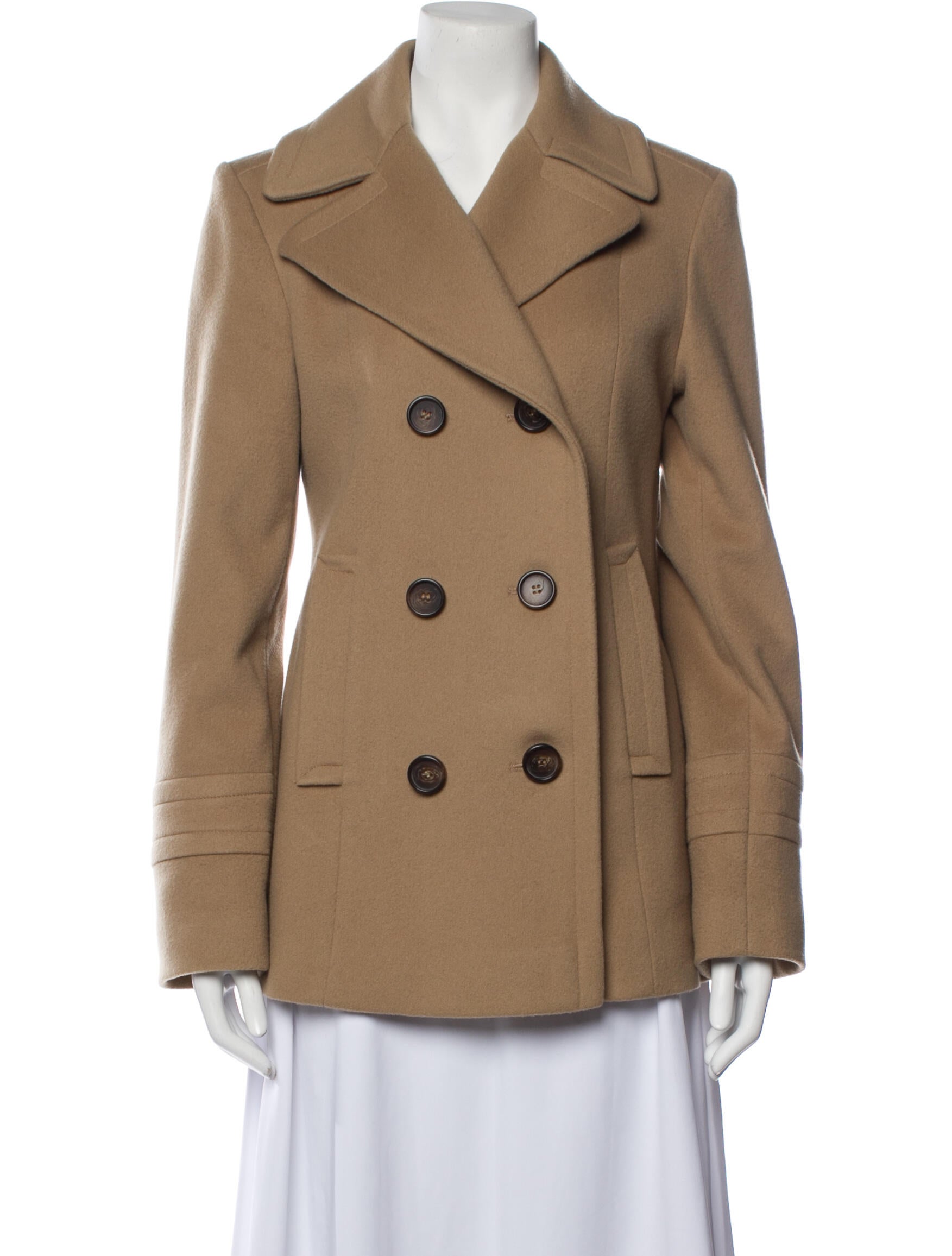 Fleurette Peacoat - Neutrals Coats, Clothing - FTT21228 | The RealReal