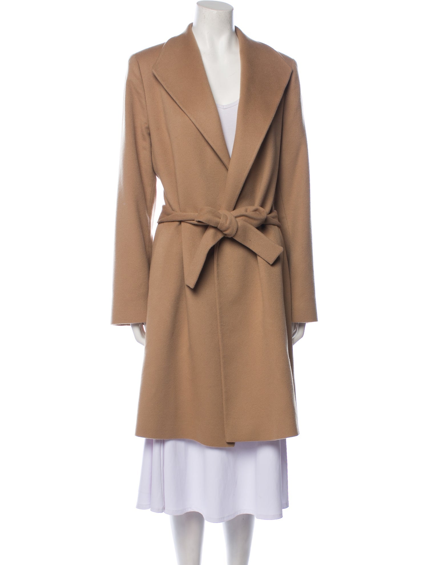 Fleurette Cashmere Trench Coat - Neutrals Coats, Clothing - FTT21461 | The RealReal