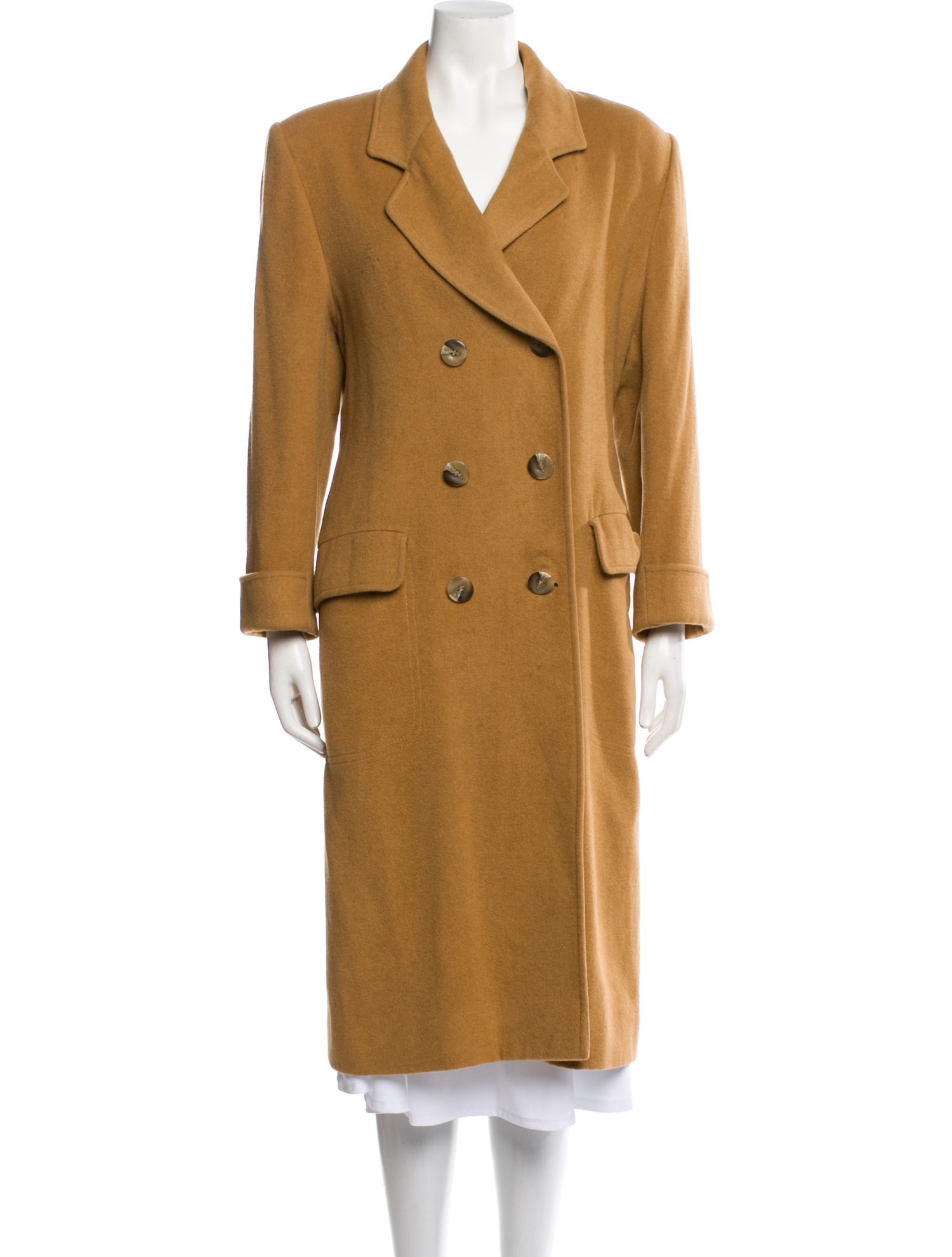 Fleurette Camel Hair Peacoat - Brown Coats, Clothing - FTT22057 | The ...