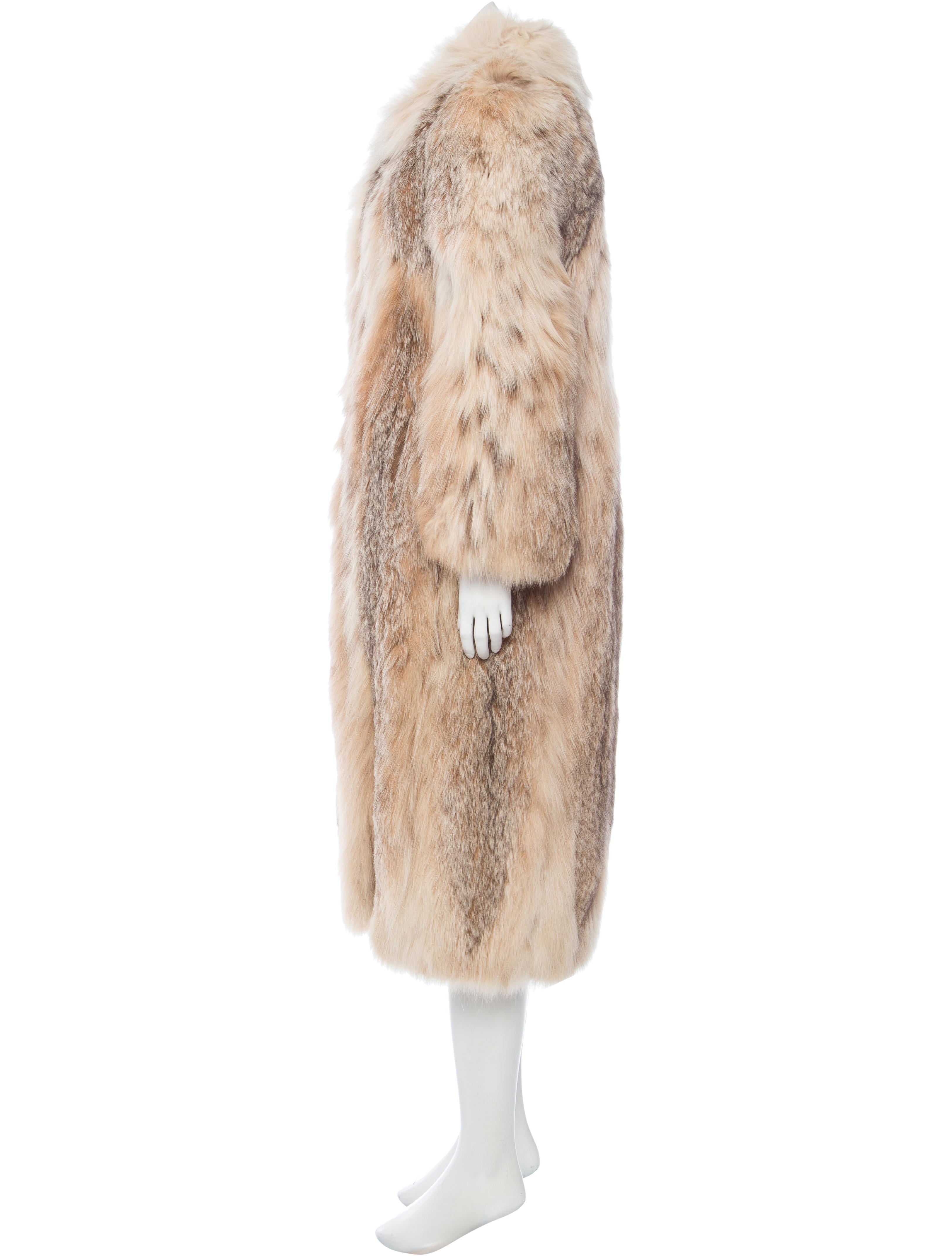Fur Canadian Lynx Long Coat - Neutrals Coats, Clothing - FUR22542 | The ...