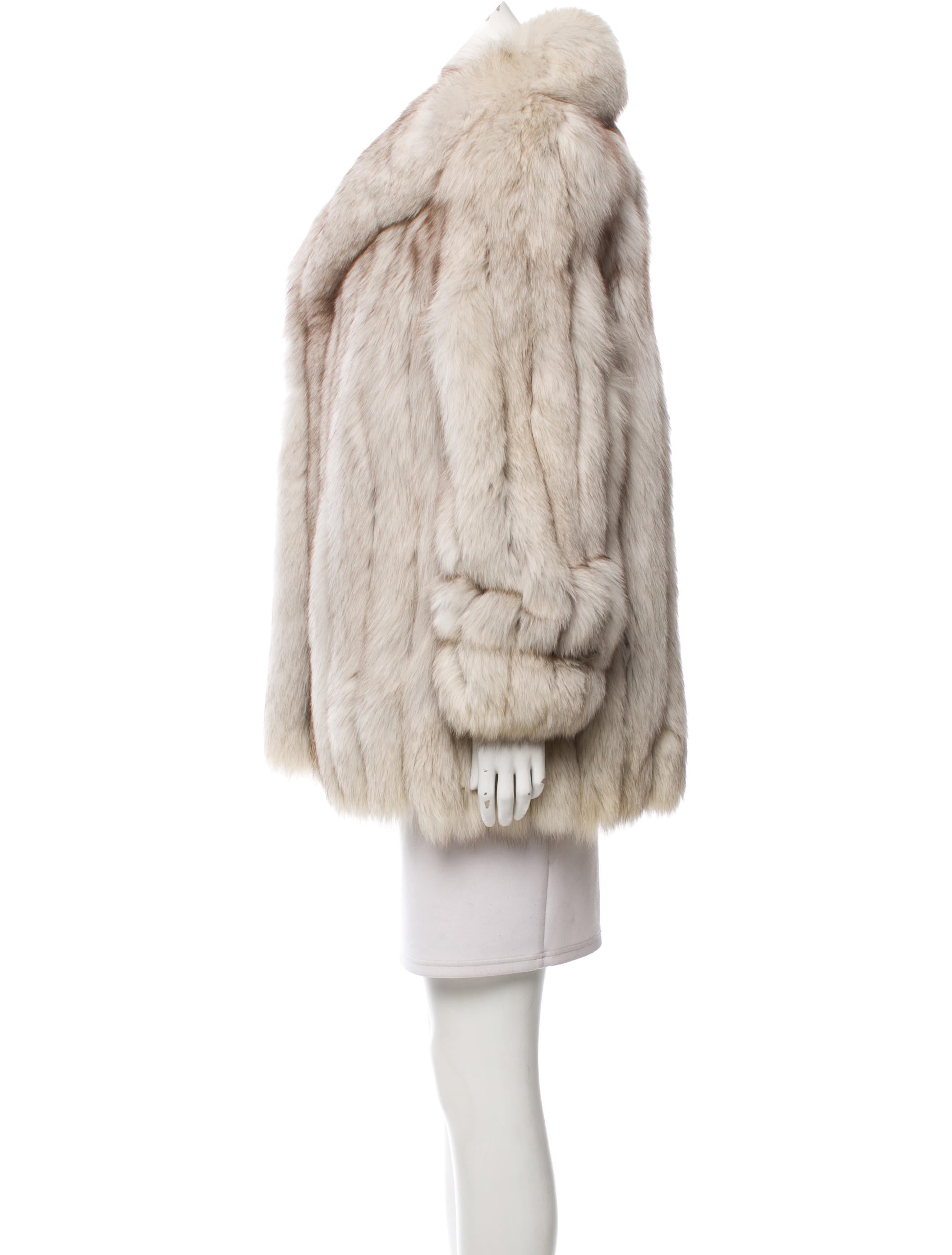 Fur Arctic Snow Fox Coat - White Coats, Clothing - FUR23289 | The RealReal
