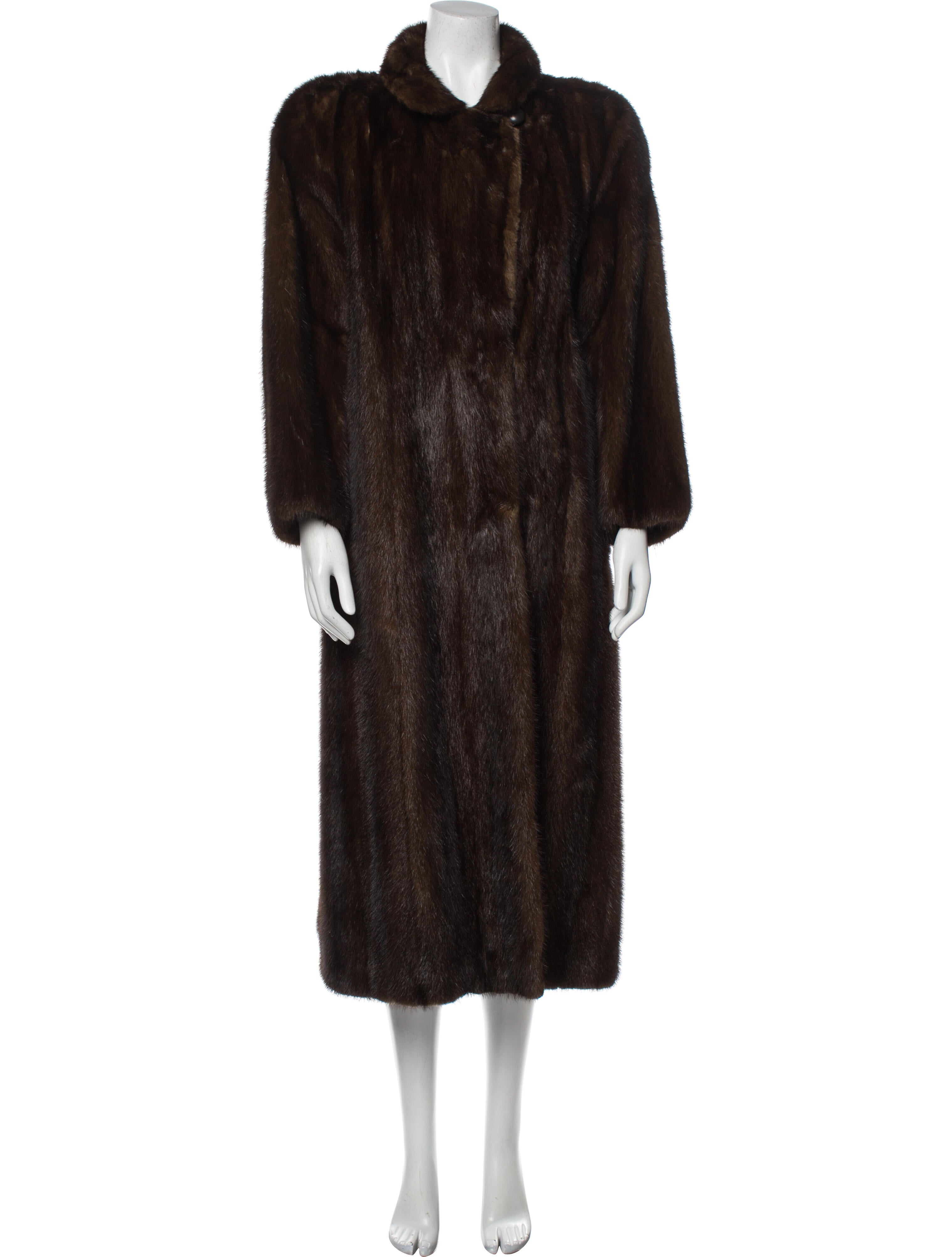 Saga Furs Faux Fur Coat - Brown Coats, Clothing - WSFAU20482 | The RealReal