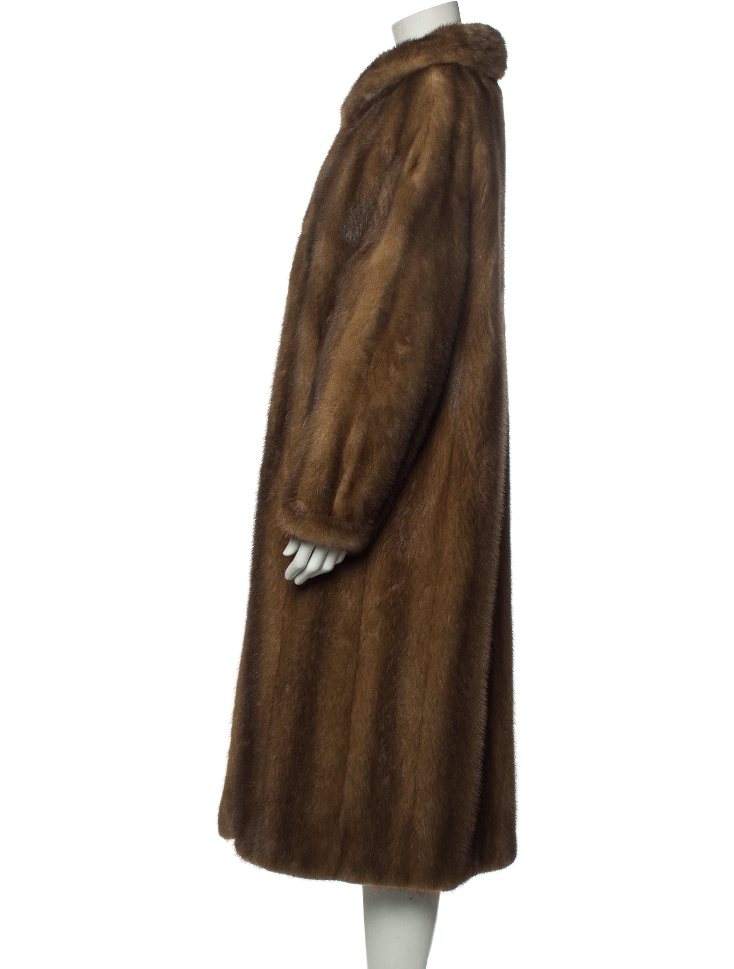 Vintage - Unbranded Mink Fur Coat - Brown Coats, Clothing - WVNTG22861 ...