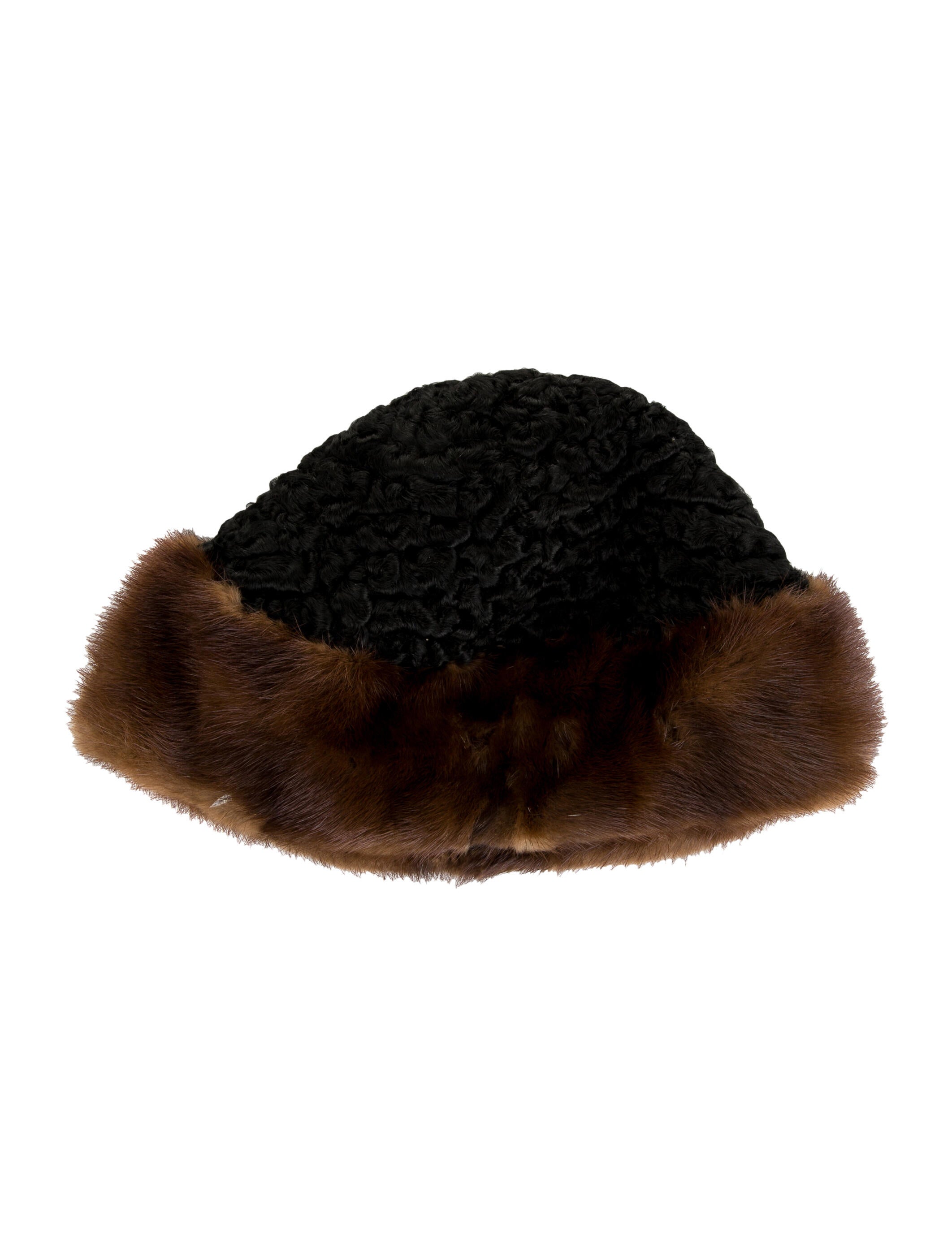 Fur Mongolian Lamb Hat - Black Hats, Accessories - FUR47928 | The RealReal