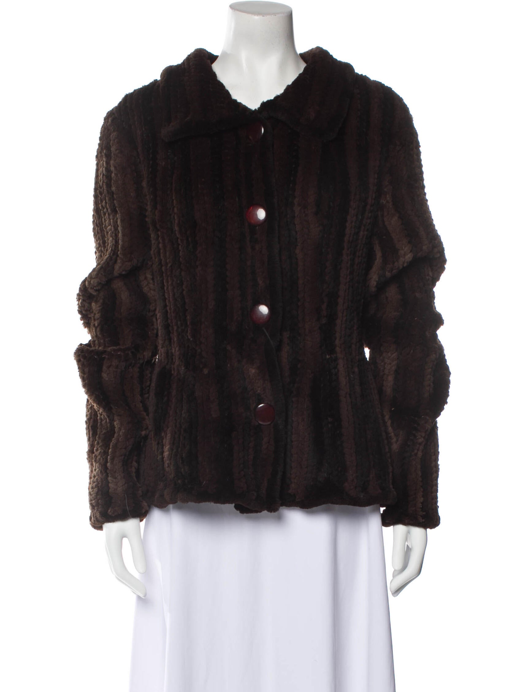 Fur Mink Fur Jacket - Brown Jackets, Clothing - FUR51186 | The RealReal