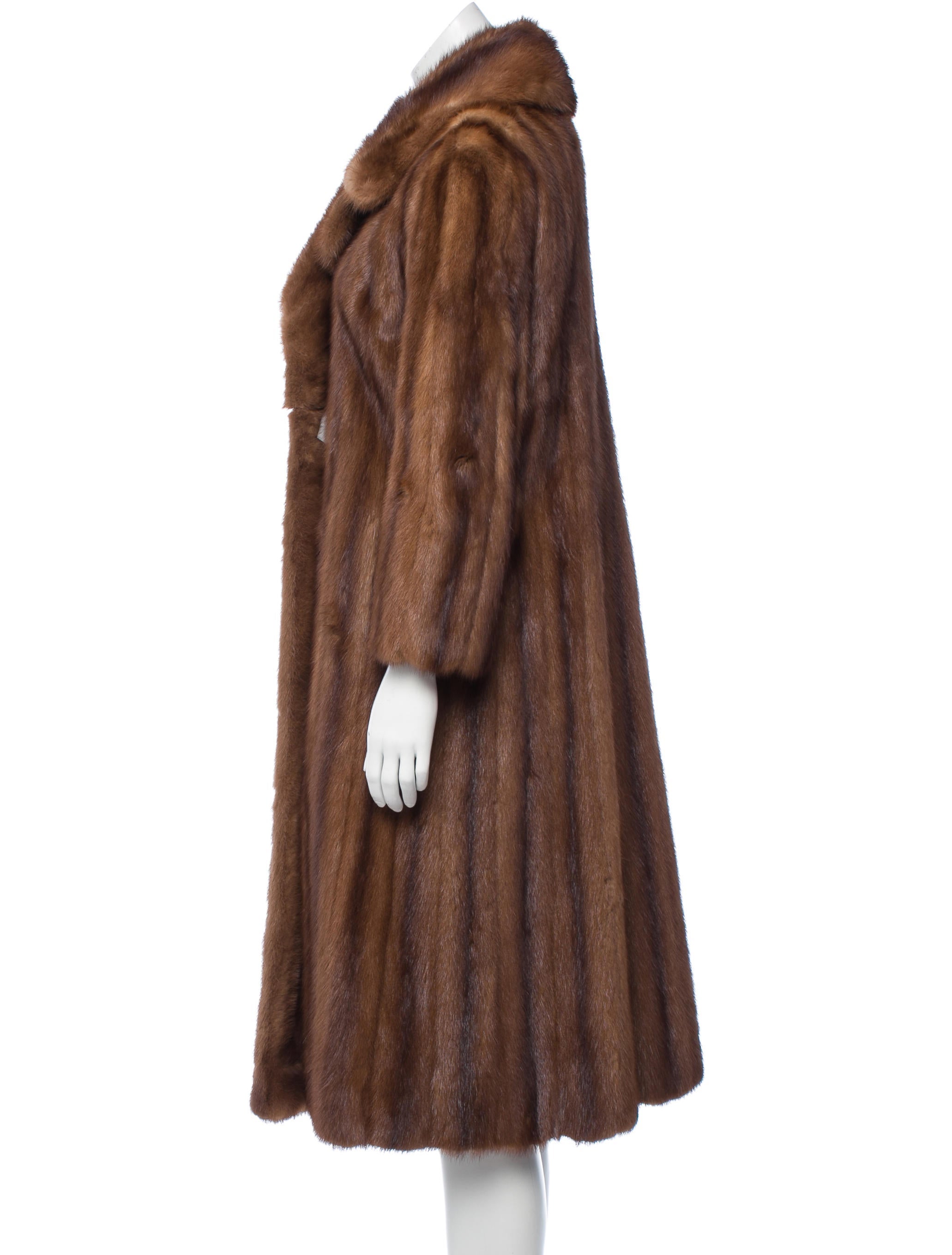 Fur Long Mink Coat - Brown Coats, Clothing - FUR50038 | The RealReal
