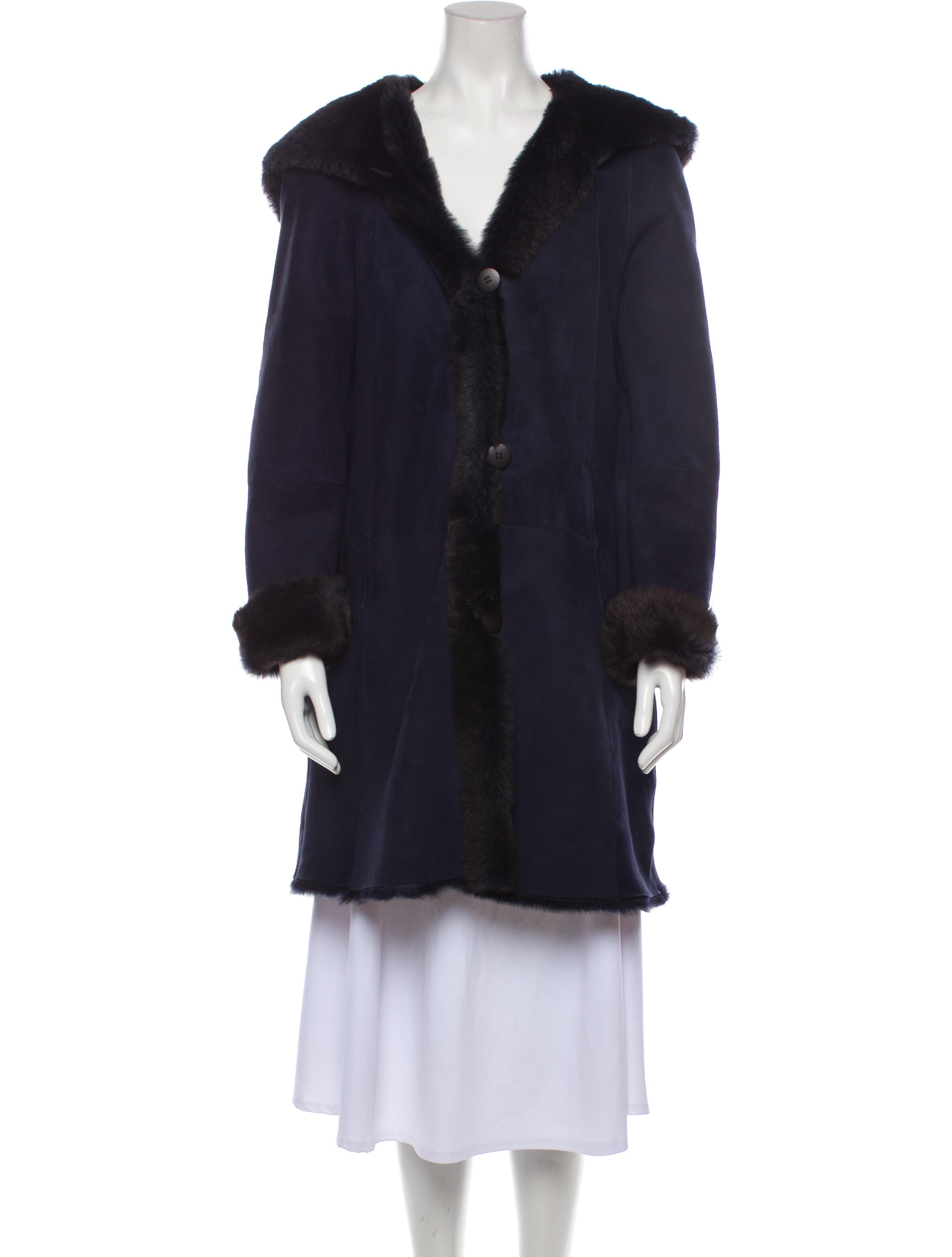 Fur Goat Fur Fur Coat - Blue Coats, Clothing - FUR50800 | The RealReal