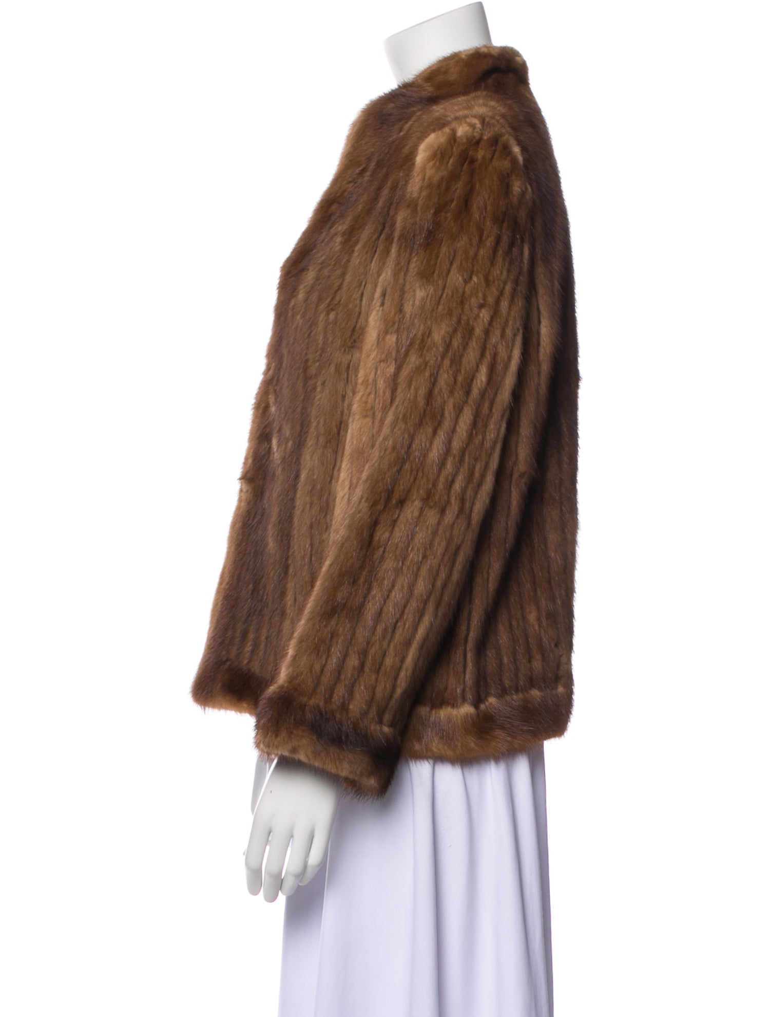 Adolfo Fur Jacket - Brown Jackets, Clothing - WADOL21669 | The RealReal