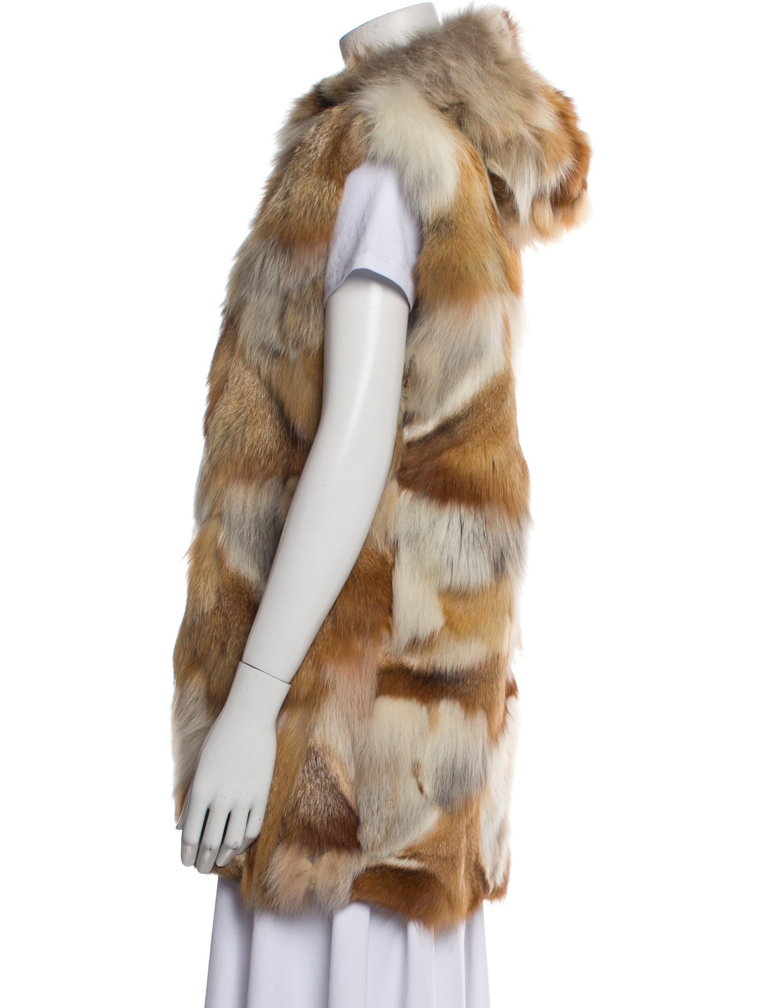 Fur Fox Printed Fur Jacket - Brown Jackets, Clothing - FUR53037 | The ...