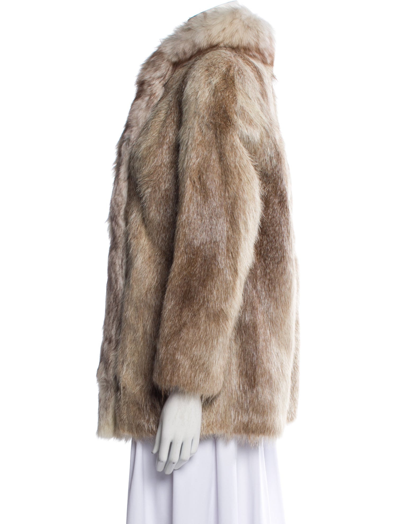 Vintage - Unbranded Faux Fur Coat - Orange Coats, Clothing - WVNTG34294 ...