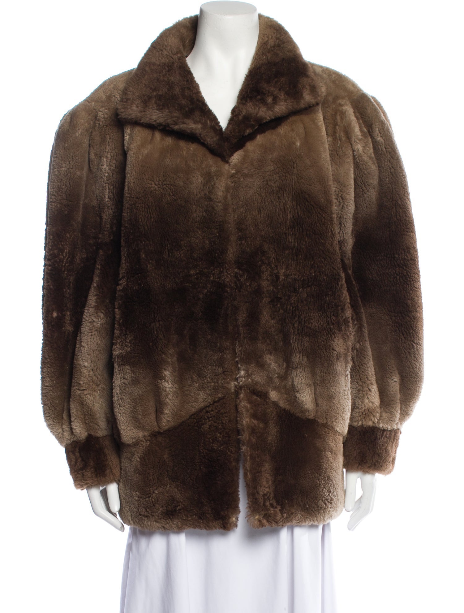 Fur Faux Fur Coat - Brown Coats, Clothing - FUR54982 | The RealReal