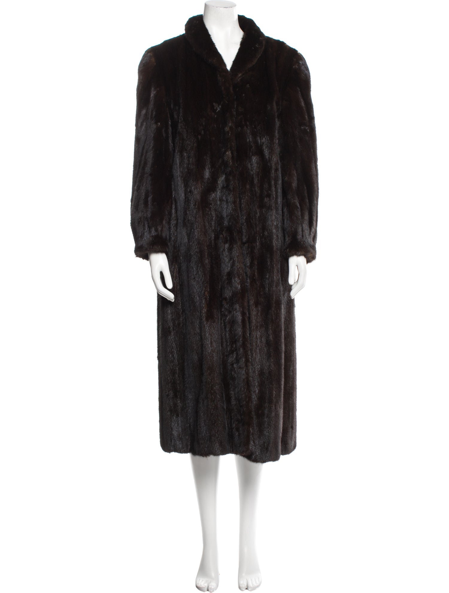 Saga Furs Faux Fur Coat - Brown Coats, Clothing - WSFAU20482 | The RealReal