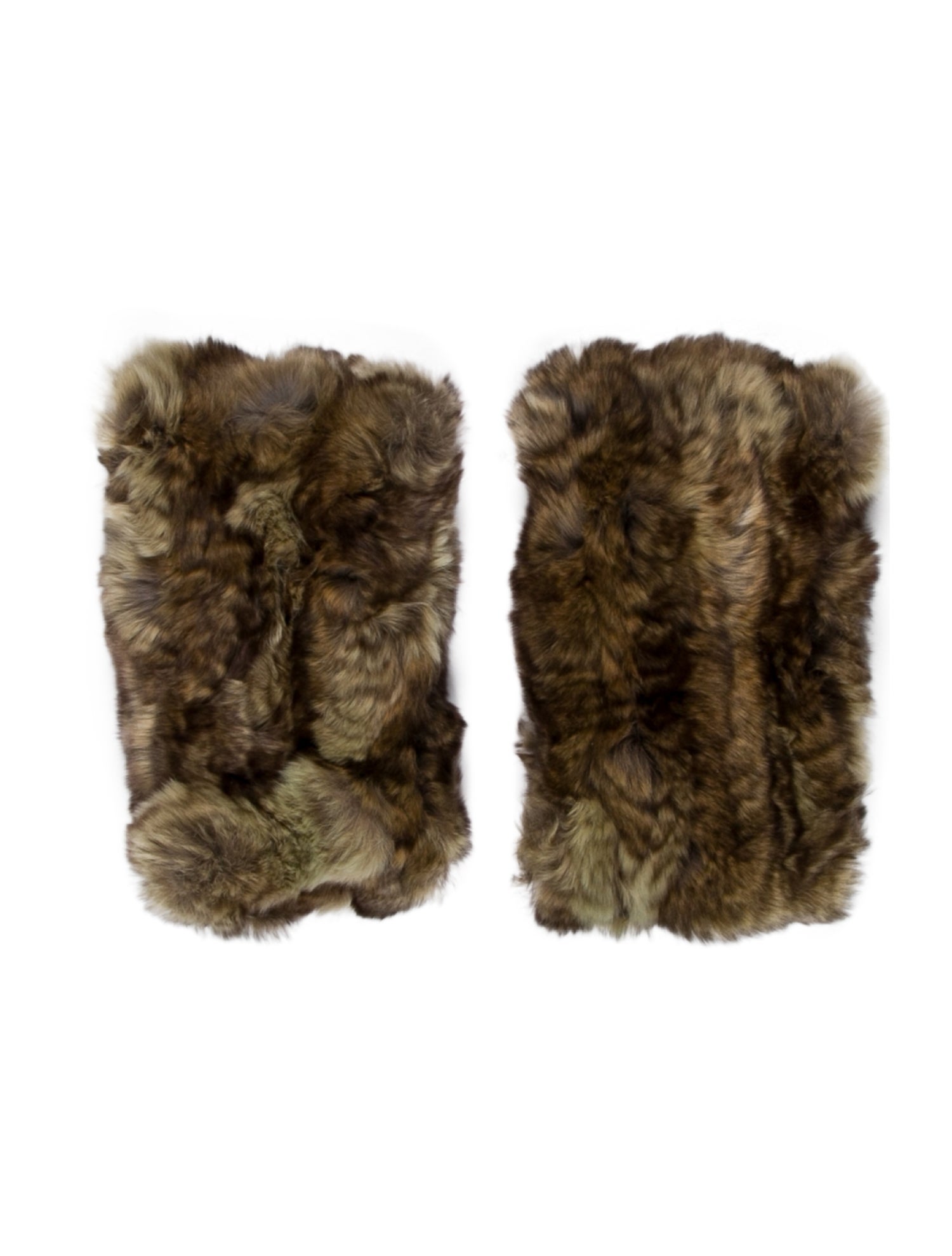 Jocelyn Rabbit Fur Fingerless Gloves Black Winter Accessories Accessories W9821149 The RealReal