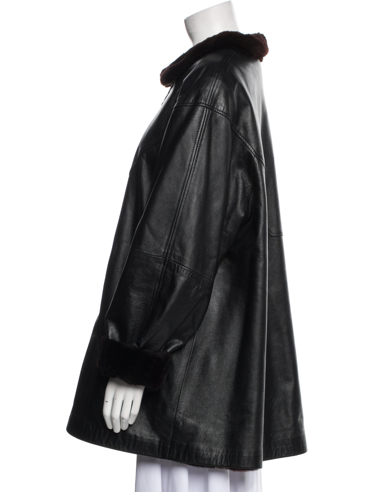 Stefano Ricci Lamb Leather Down Jacket - Blue Jackets, Clothing ...