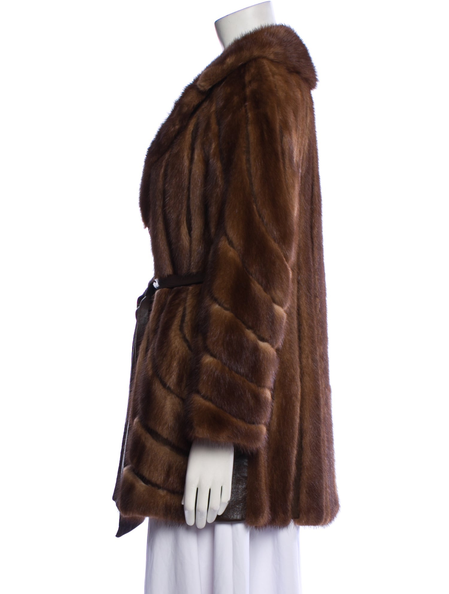 Max Mara Wool Faux Fur Coat - Brown Coats, Clothing - MMA163891 | The ...